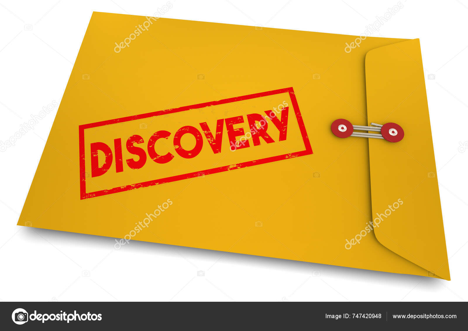 Discovery Yellow Envelope Find Classified Secret Information Research ...