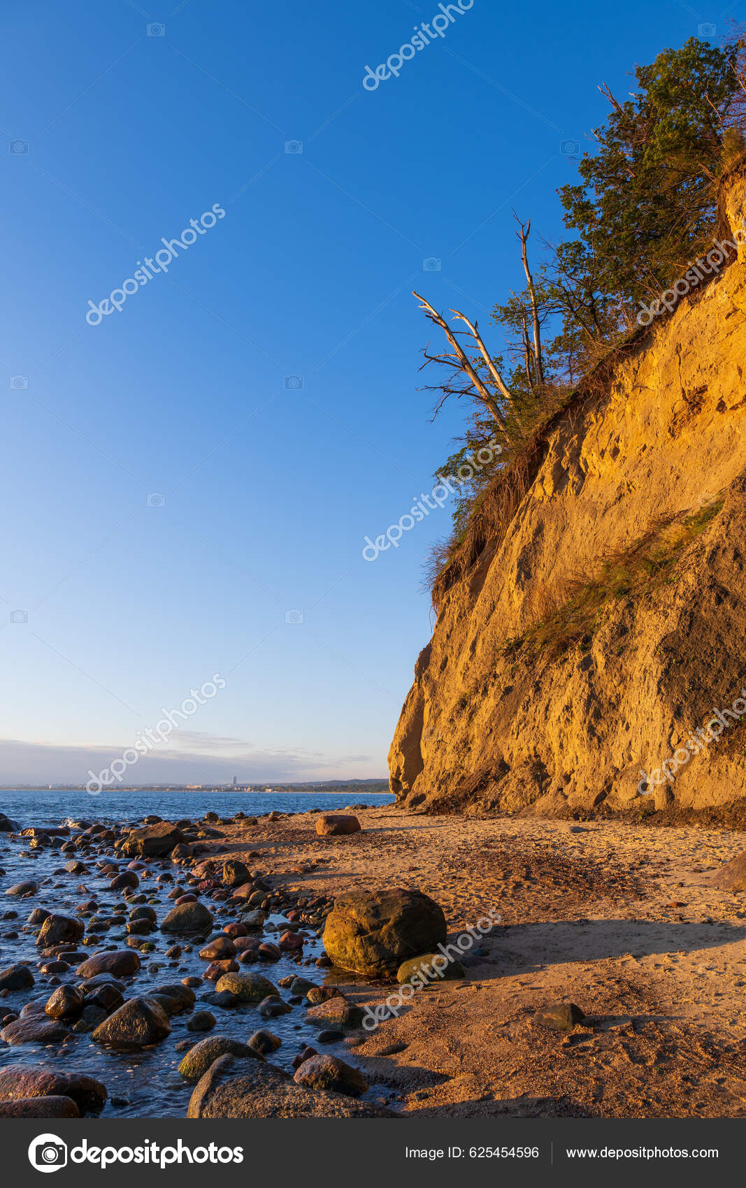 Orlowski Cliff Beach Baltic Sea Sunrise Gdynia Northern Poland Scenic ...