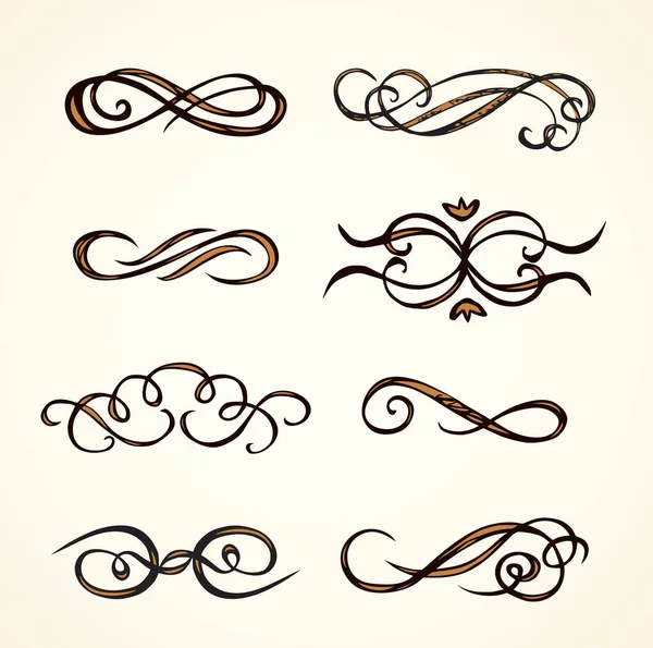 Old Cute Romantic Book Ribbon Bow Swirly Tag Swoosh Element Stock ...