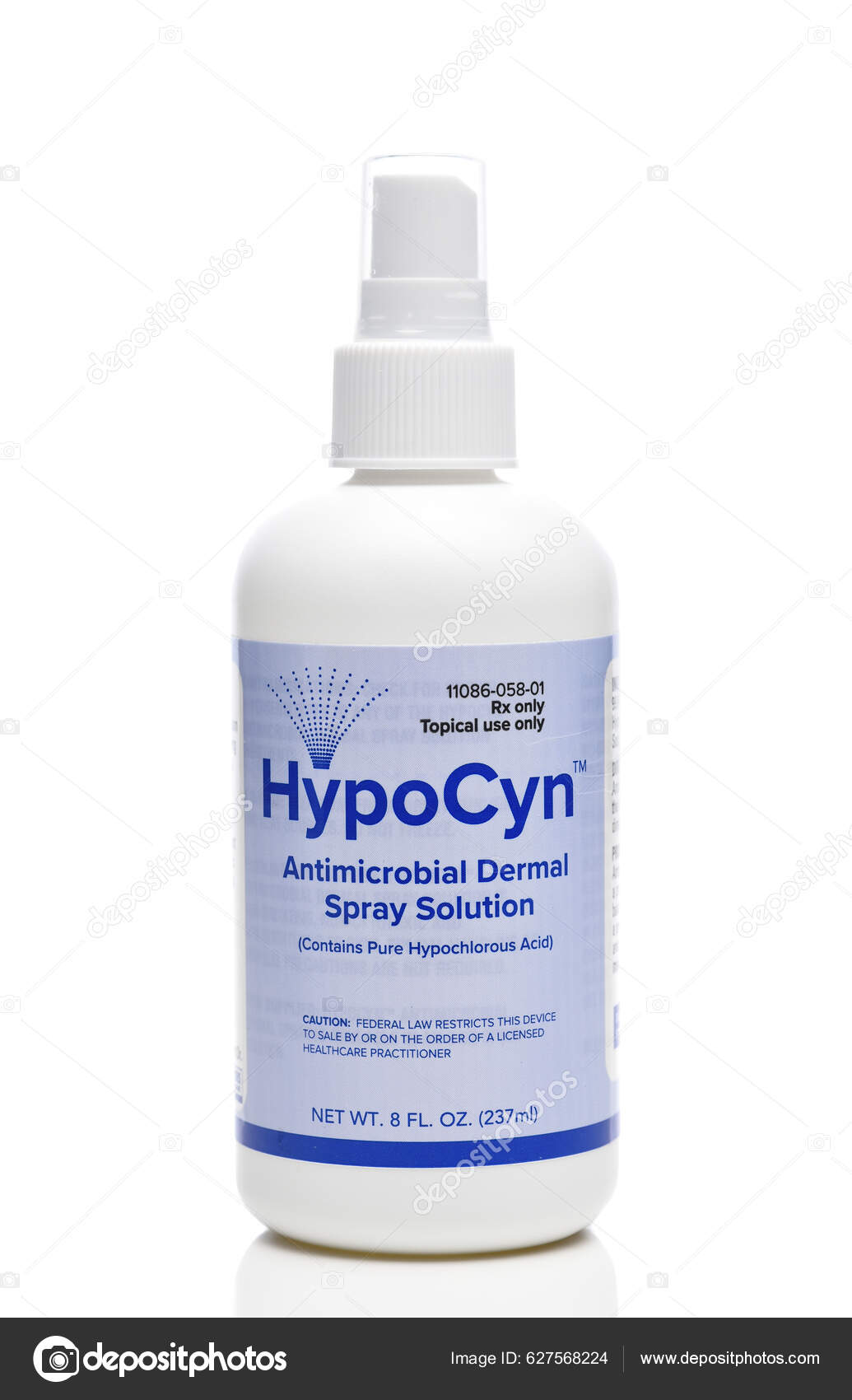 Irvine California Dec 2022 Bottleof Hypocyn Antimicrobial Dermal Spray ...