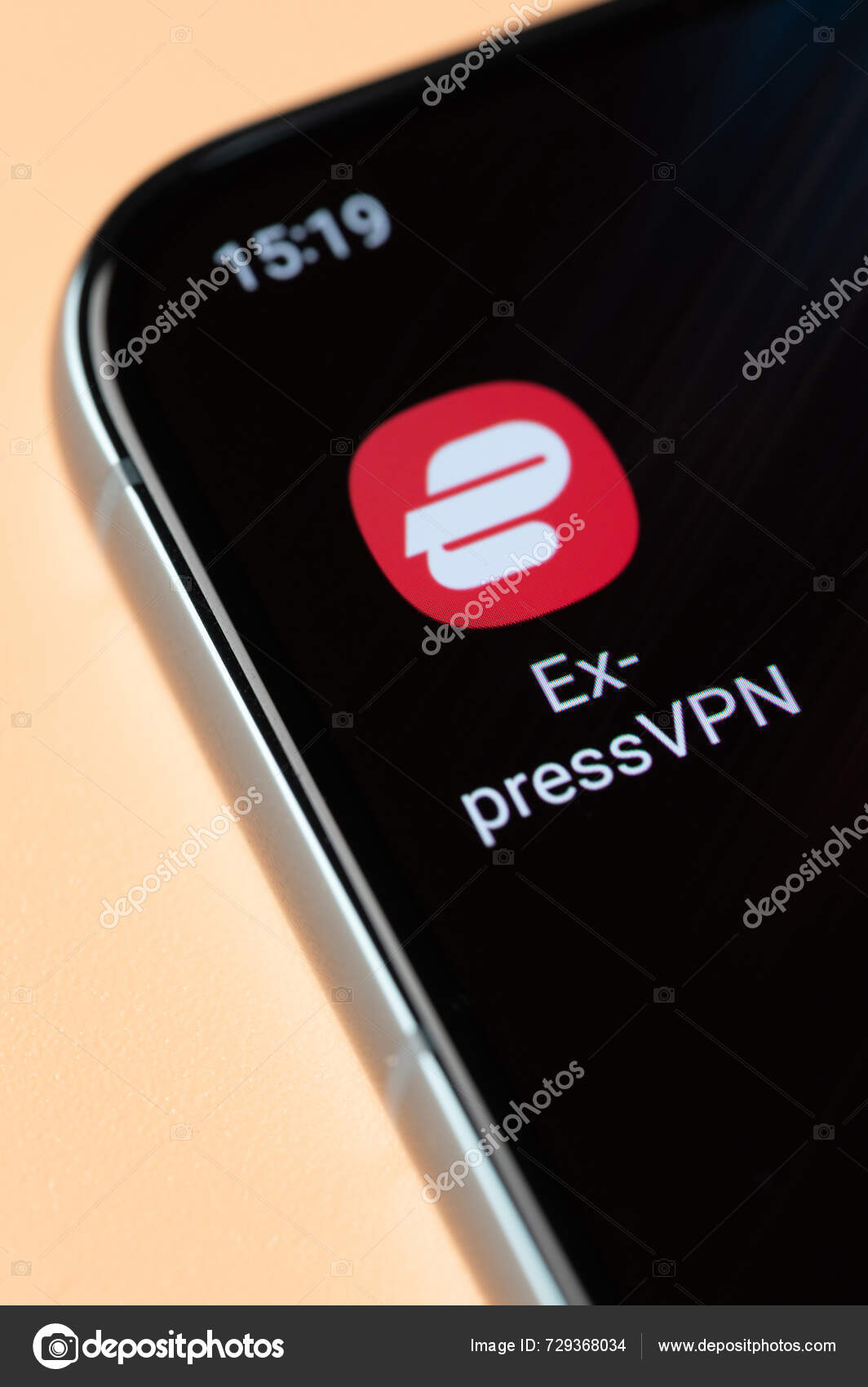 New York Usa April 2023 Expressvpn App Icon Smartphone Screen — Stock ...