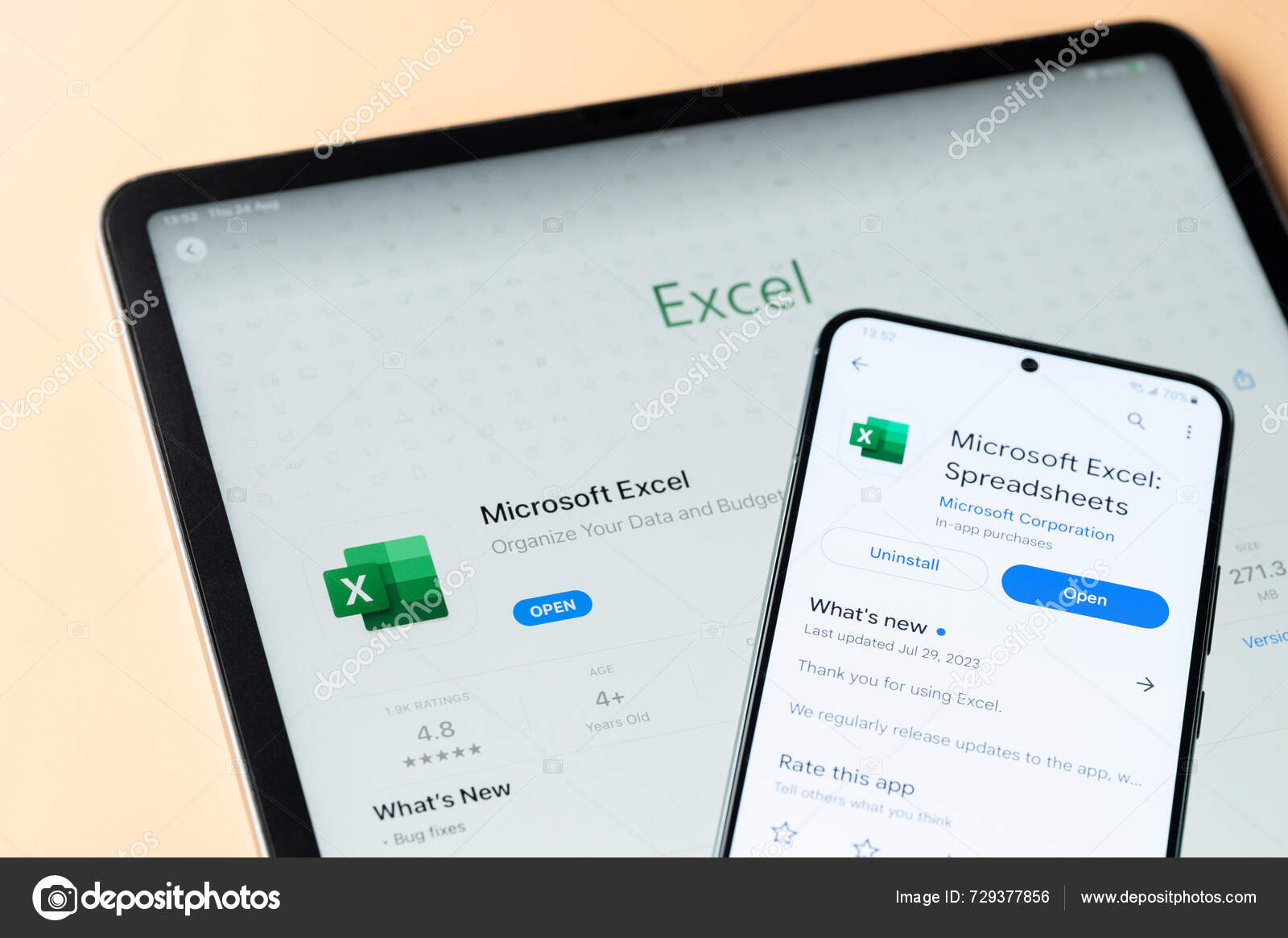 New York Usa August 2023 Microsoft Excel App Ipados Google — Stock Editorial Photo © dimarik ...