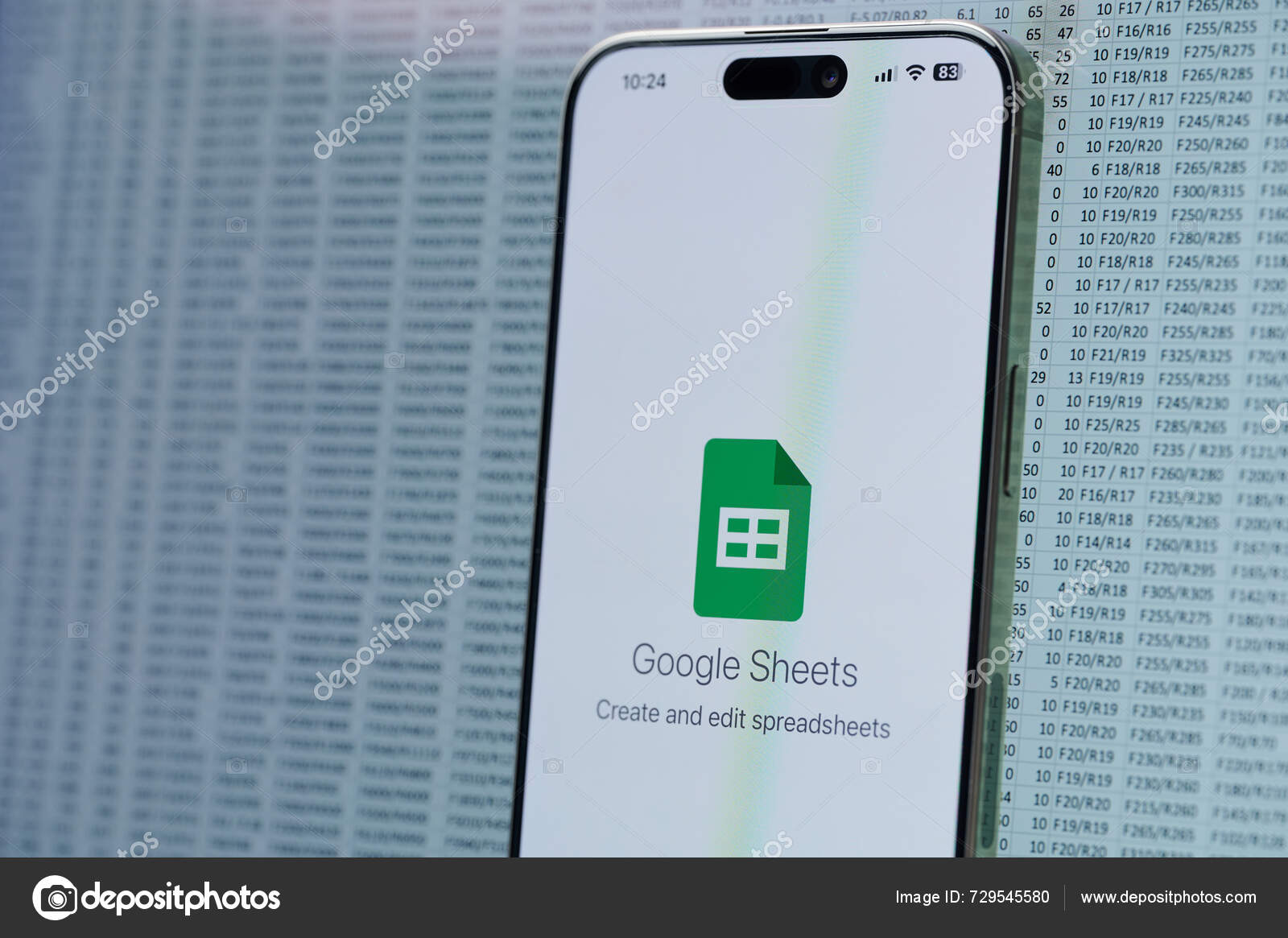 New York Usa February 2024 Work Google Sheets Smartphone Data — Stock Editorial Photo © dimarik ...