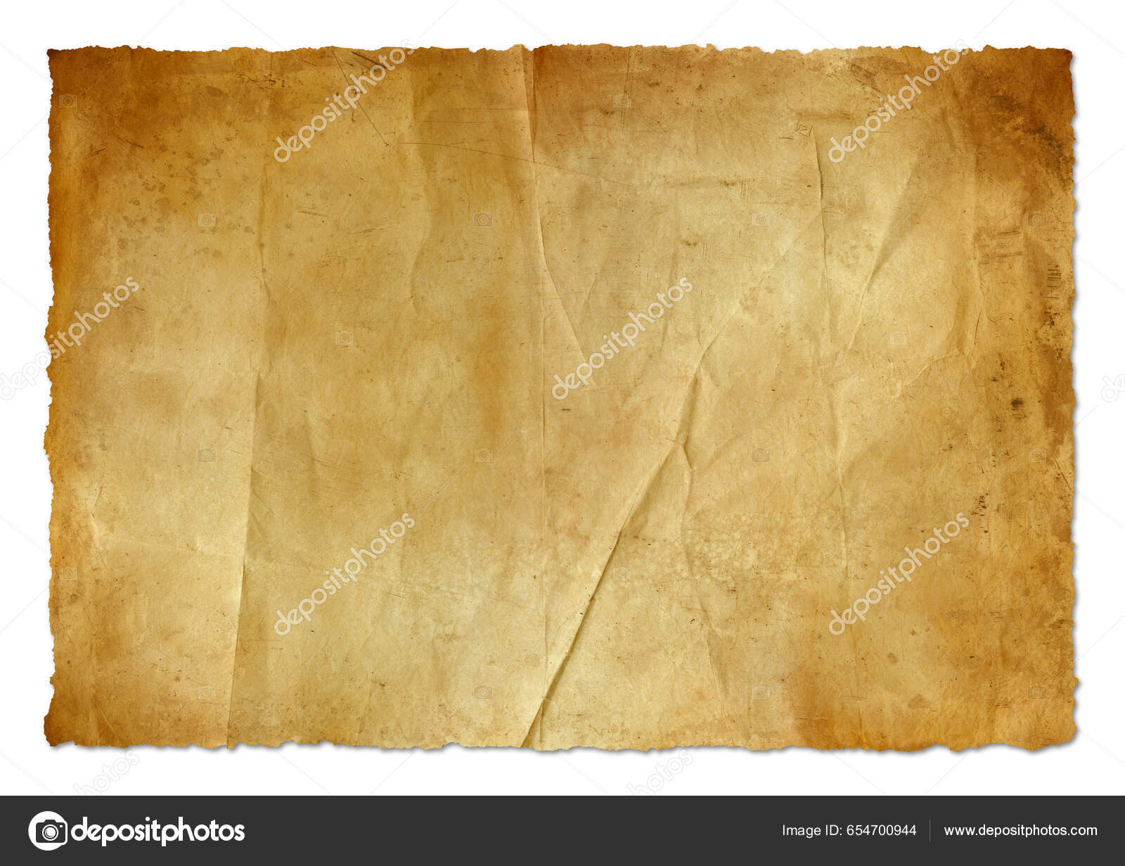 Old Parchment Paper Texture Background Vintage Wallpaper Isolated White ...
