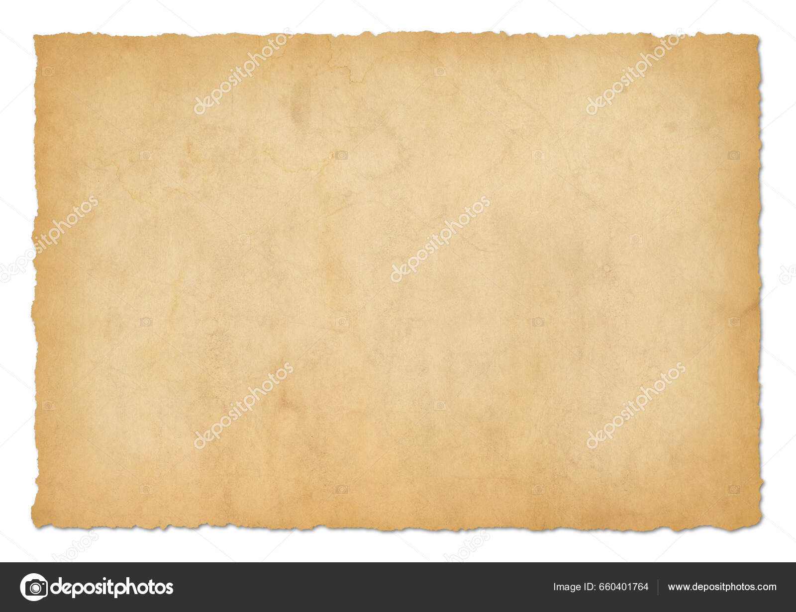 Old Parchment Paper Texture Background Vintage Wallpaper Isolated White ...