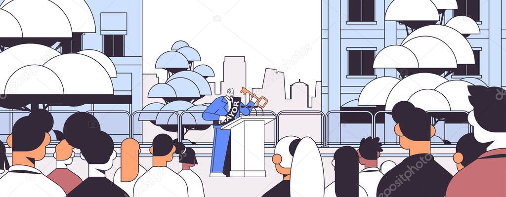 Mayor speech Vector Art Stock Images | Depositphotos