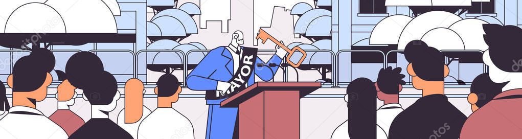 Mayor speech Vector Art Stock Images | Depositphotos