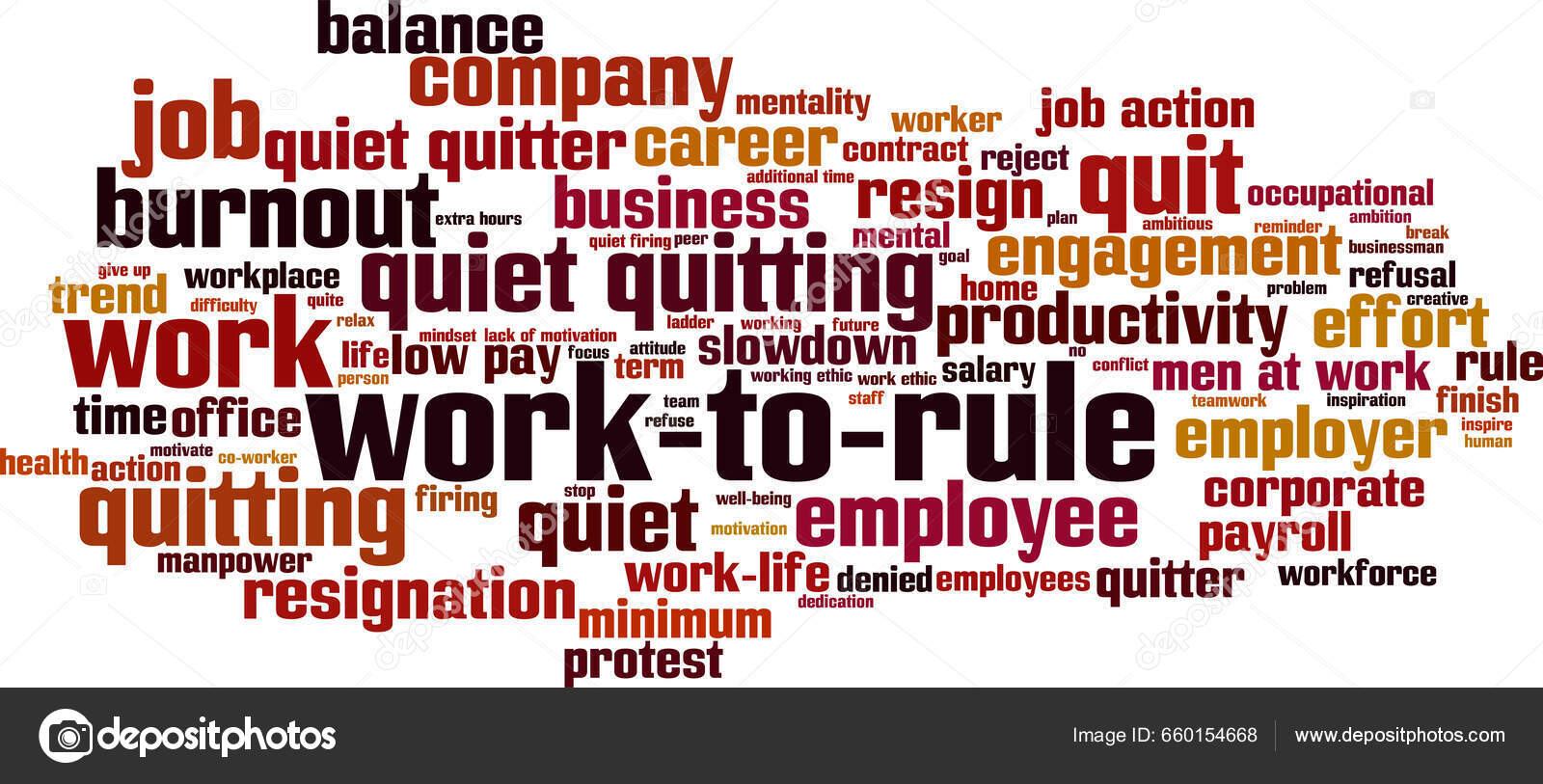 Work Rule Word Cloud Concept Collage Made Words Work Rule Stock Vector ...
