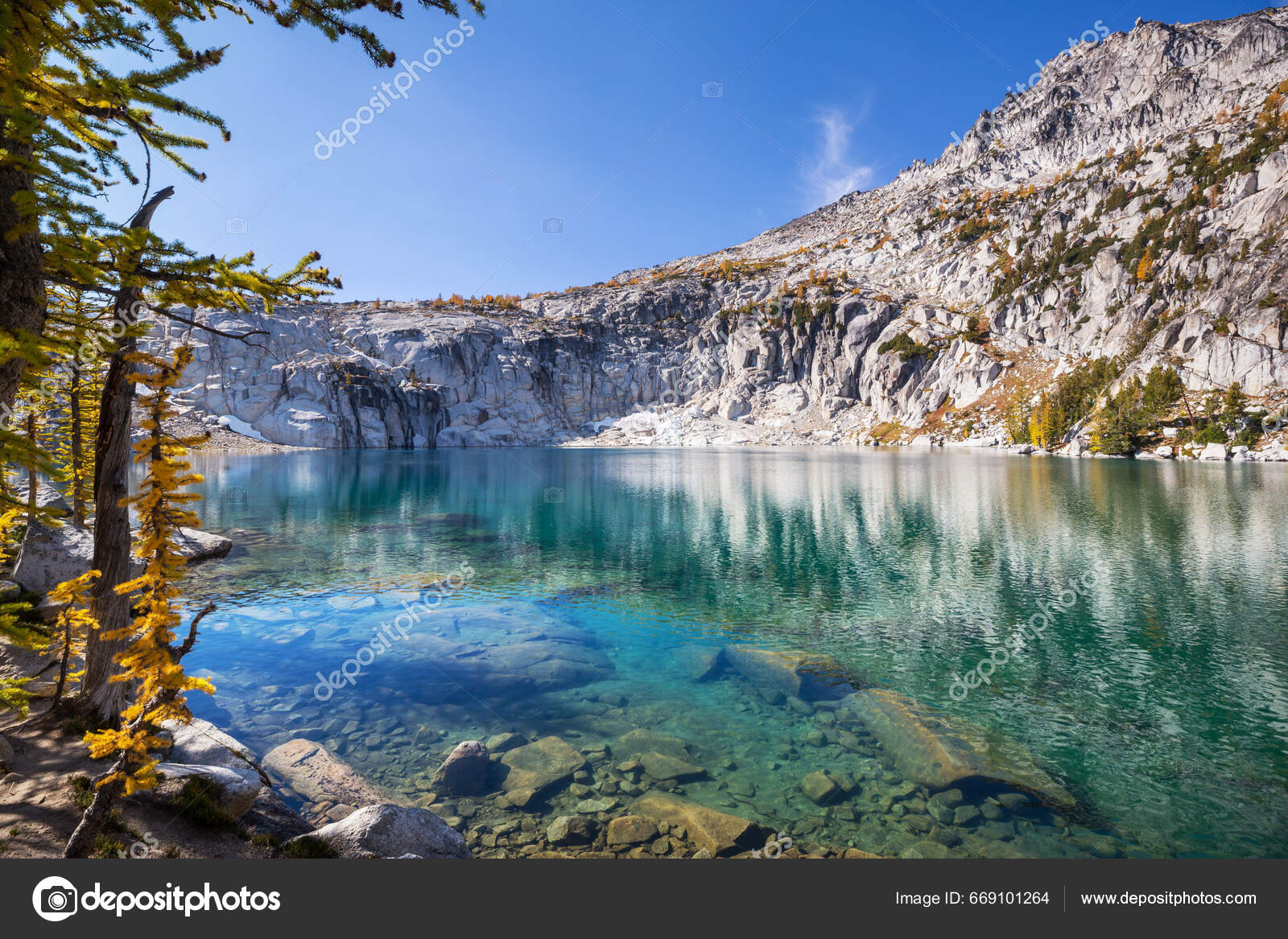Beautiful Alpine Lakes Wilderness Area Washington Usa — Stock Photo ...