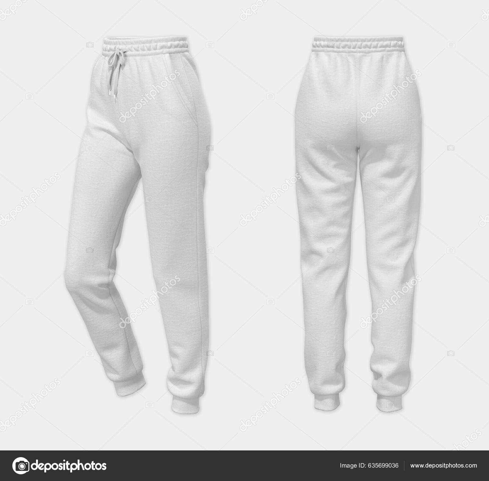 Blank Sweatpants Template