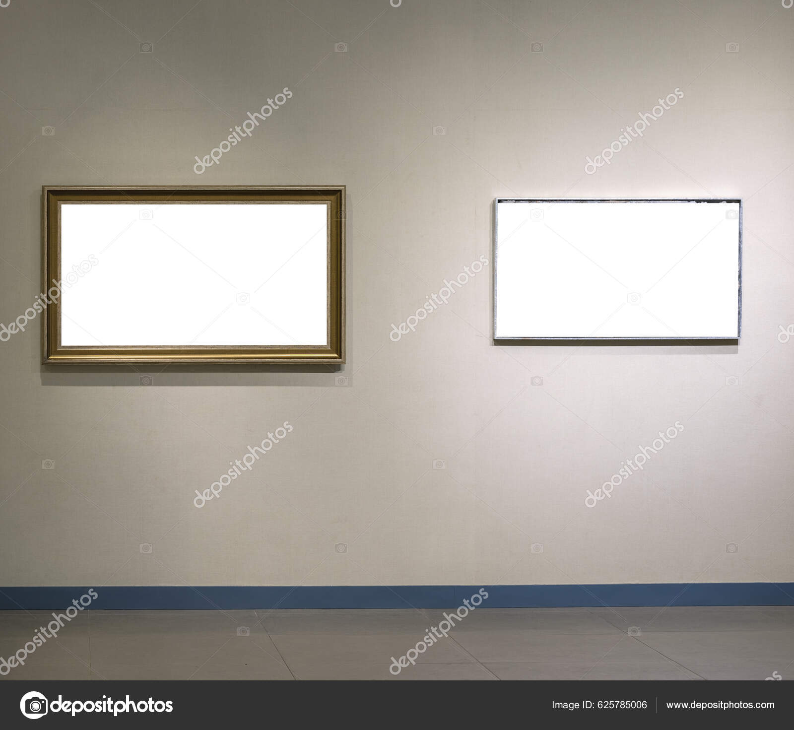 Multiple Empty Picture Frames
