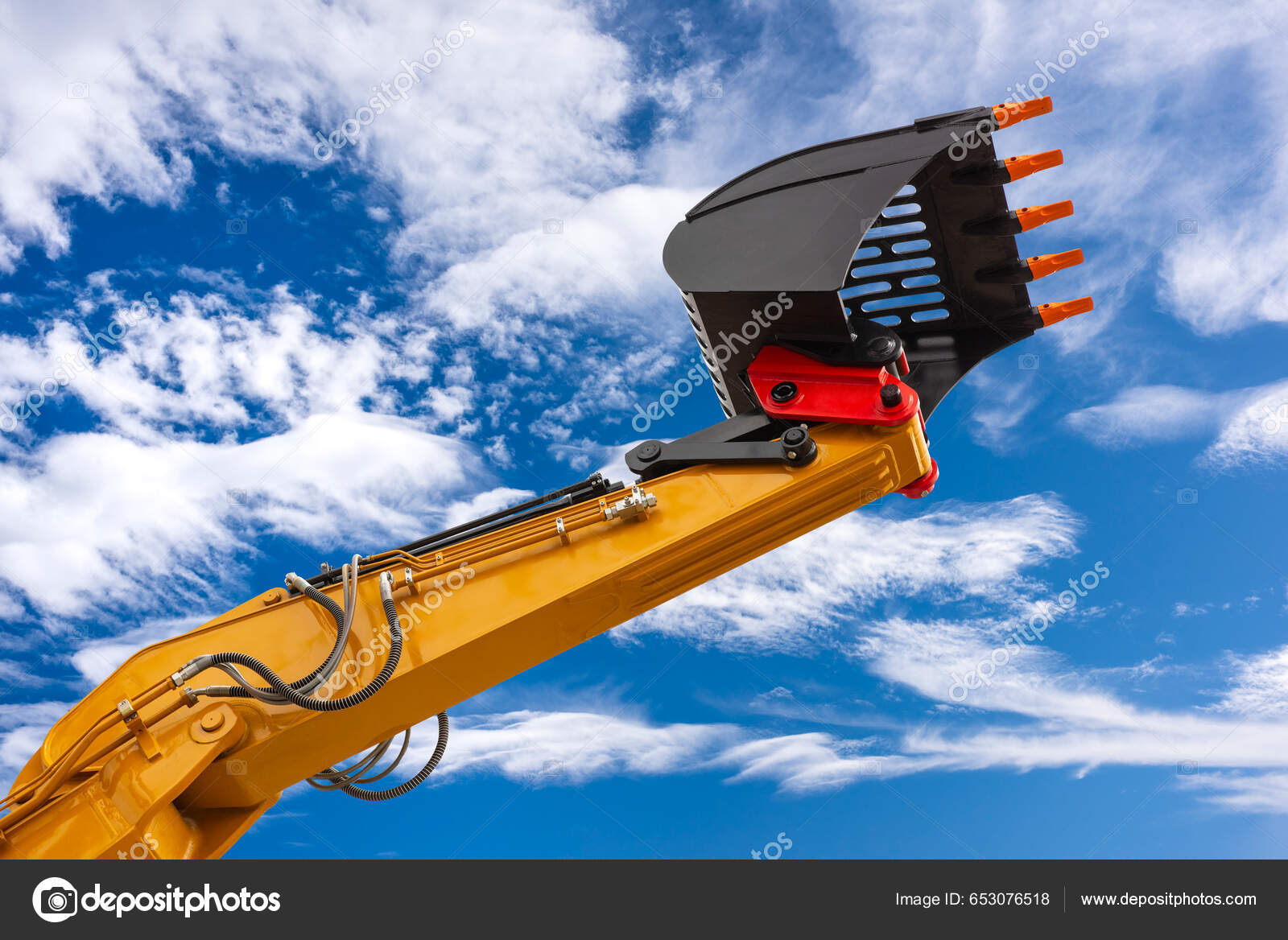 Excavator Working Digging Construction Site — Stock Photo © filmfoto ...