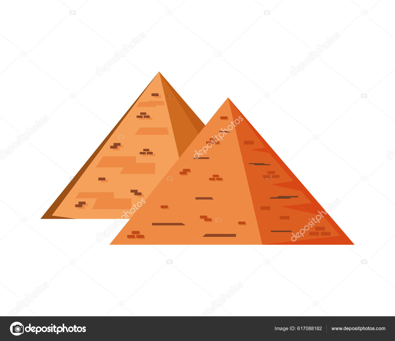 Egyptian Pyramids Famous Landmark Icon Stock Vector by ©yupiramos 617088182 Egyptian Pyramids Famous Landmark Icon Stock Vector by ©yupiramos 617088182