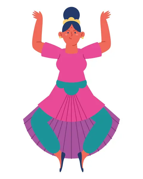 Kathak dance Vector Images | Depositphotos