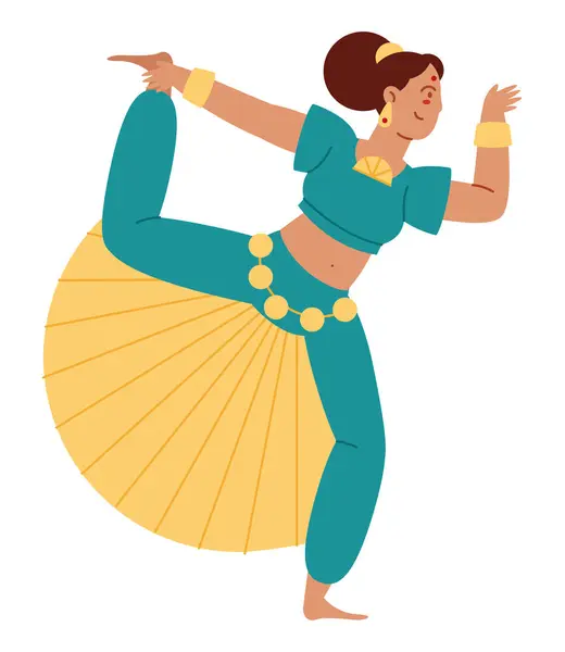 Kathak dance Vector Images | Depositphotos