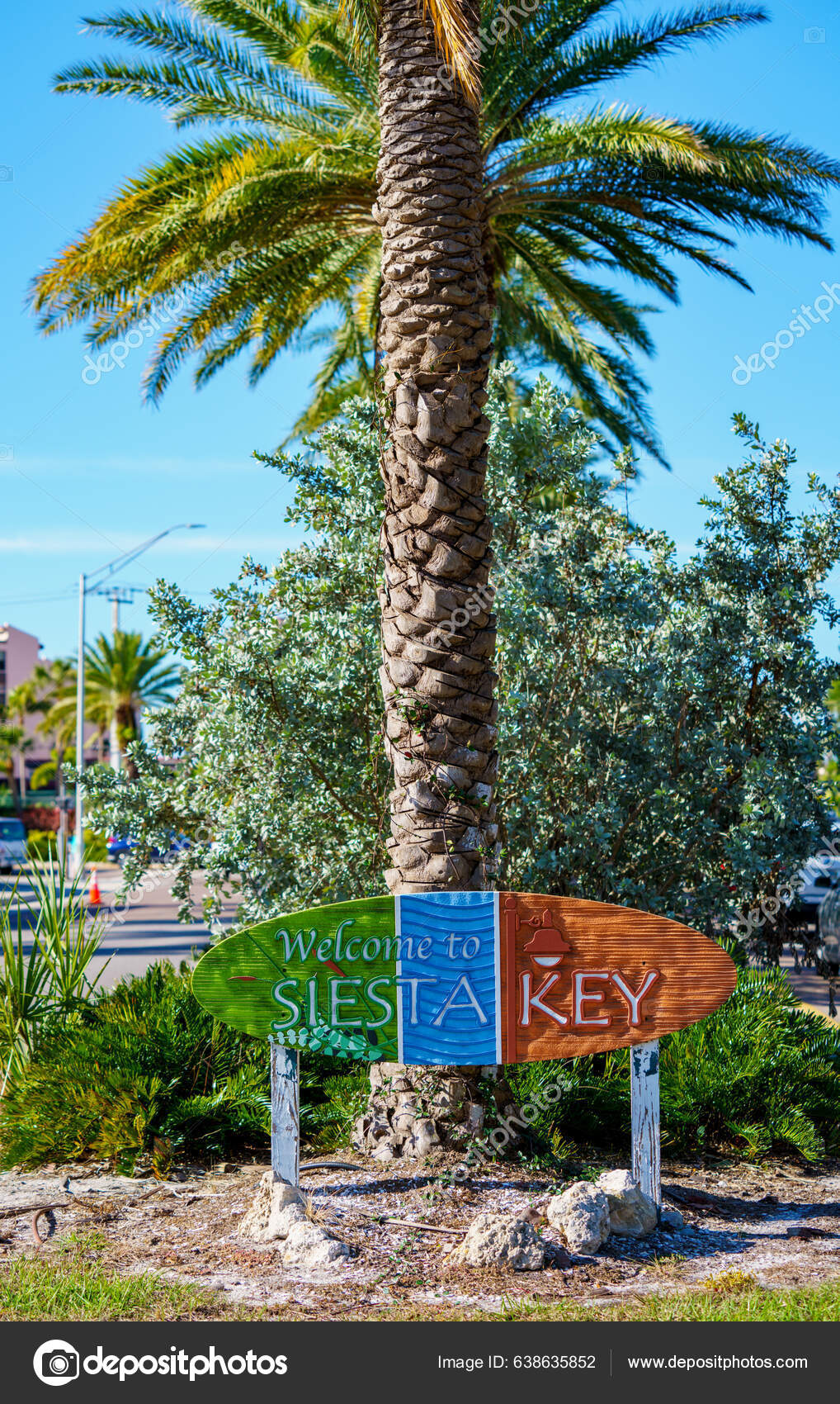 Welcome Siesta Key Sign Beach Stock Photo by ©felixtm 638635852