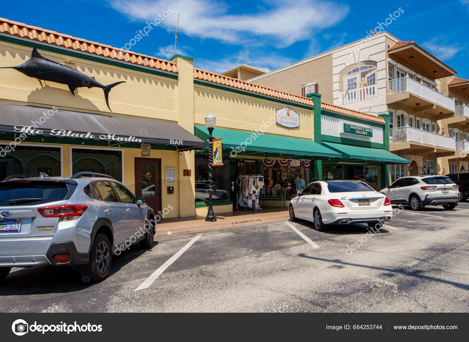 Stuart Usa July 2023 Photo Shops Stores Osceola Street Stuart — Stock ...