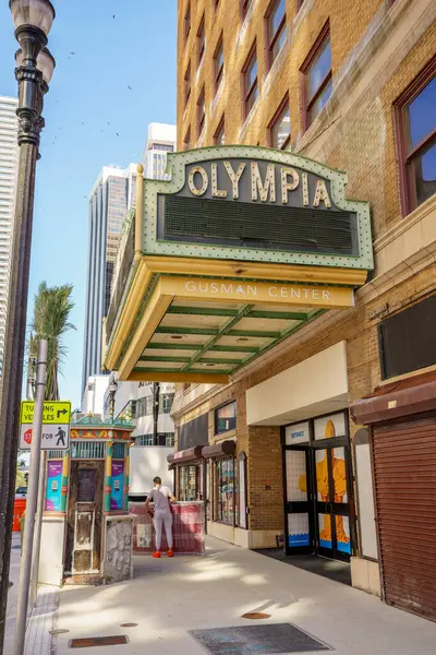 Miami Usa February 2024 Miami Olympia Theater Gusman Center — Stock ...