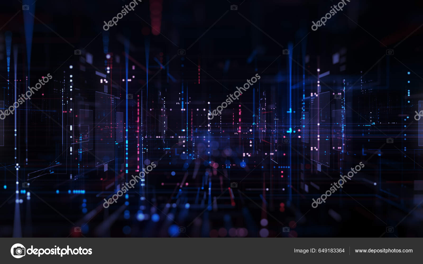 Technology Digital Data Abstract Background Data Analysis Access Digital Data — Stock Photo ...
