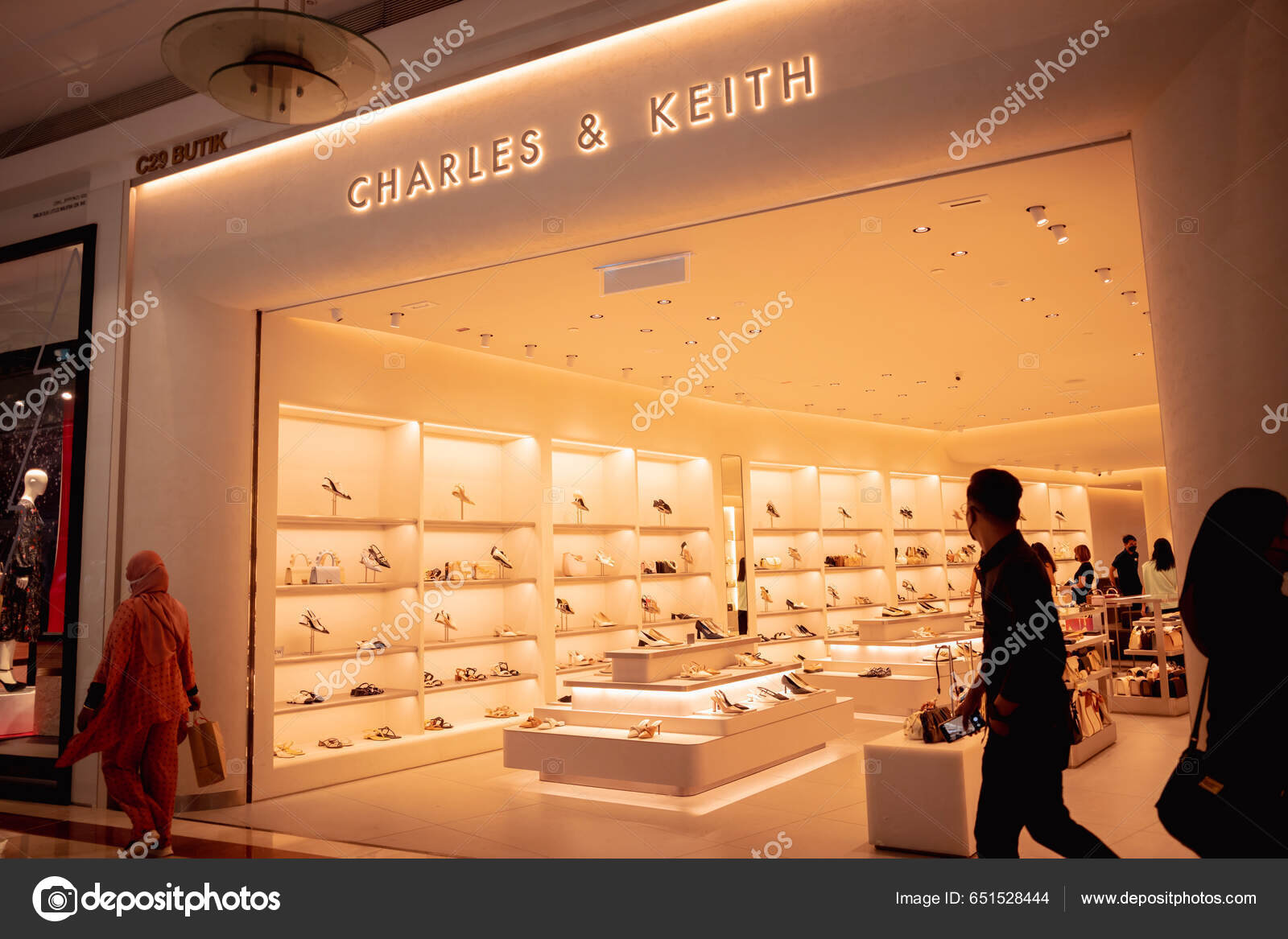 Kuala Lumpur Malaysia December 2022 Charles Keith Brand Retail Shop ...