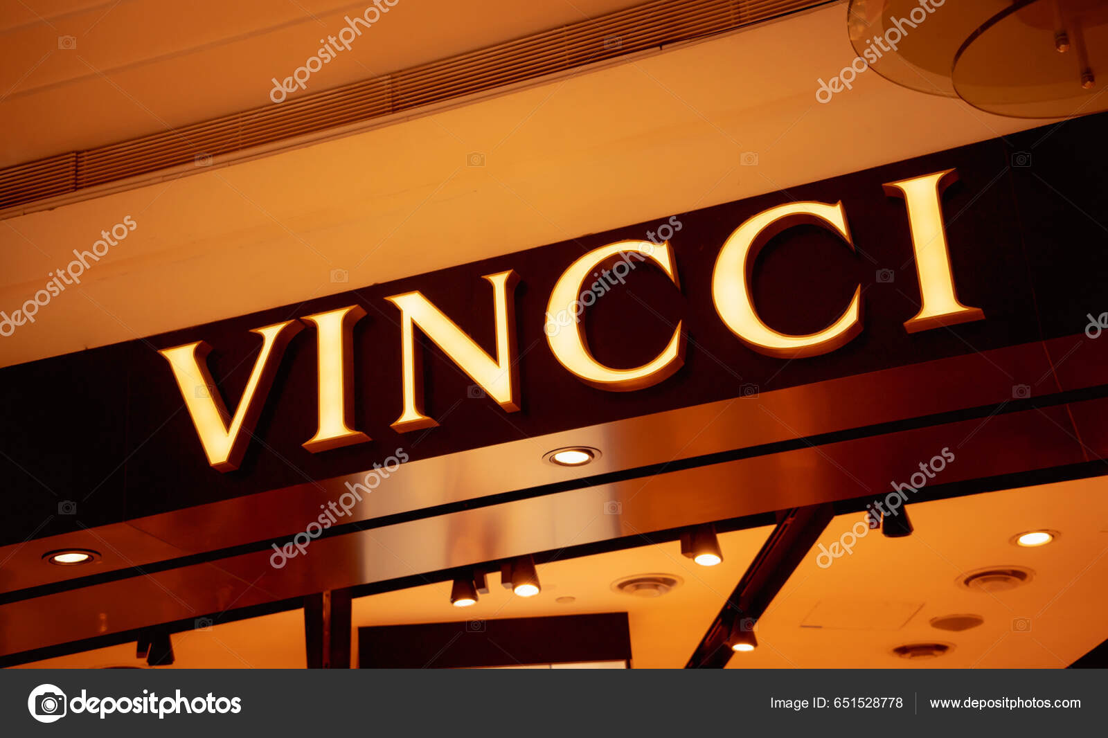 Kuala Lumpur Malaysia December 2022 Vincci Brand Retail Shop Logo ...