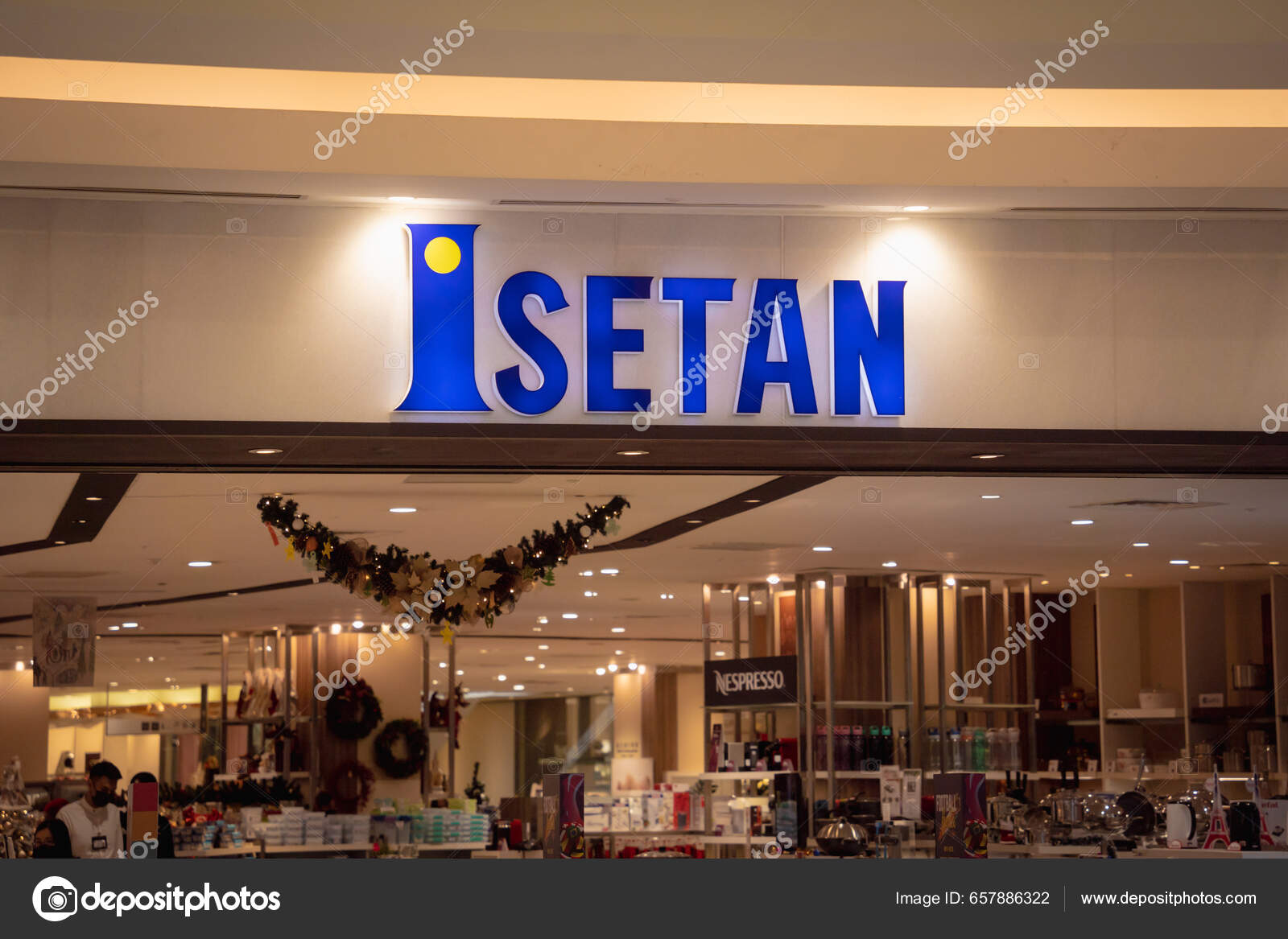 Kuala Lumpur Malaysia December 2022 Isetan Brand Retail Shop Logo ...