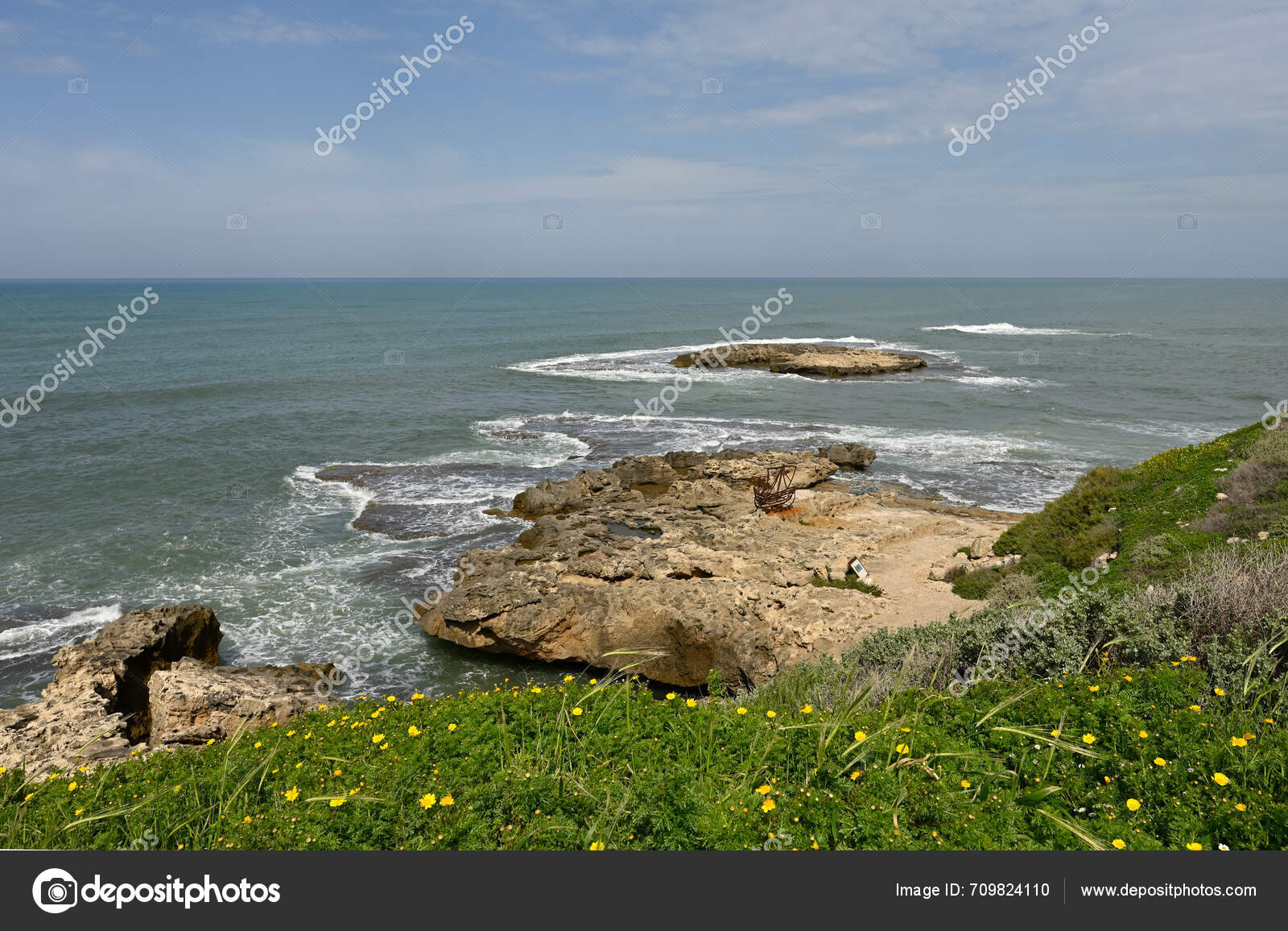 Tel Dor National Park Israel Mediterranean Sea Remains Ancient ...