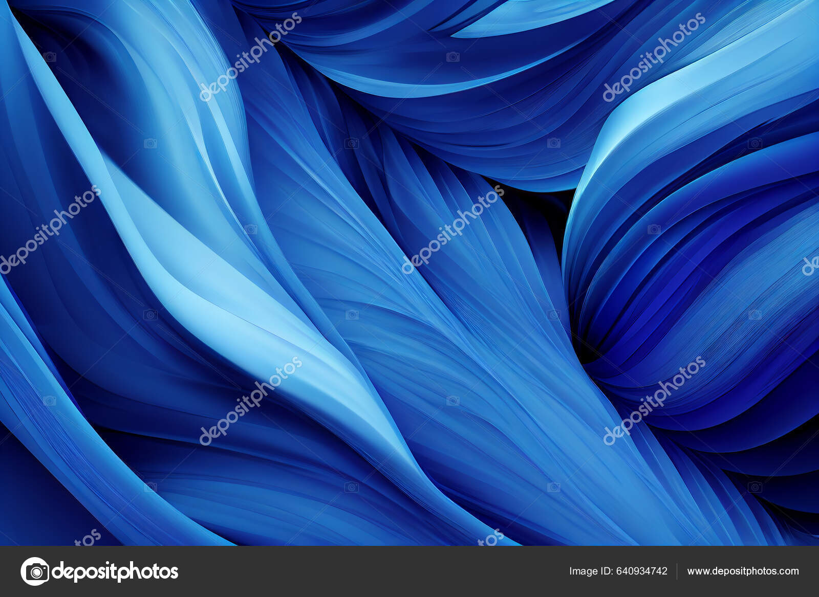 Abstract Blue Wavy Wallpaper Waves Background Curvy Details Texture ...