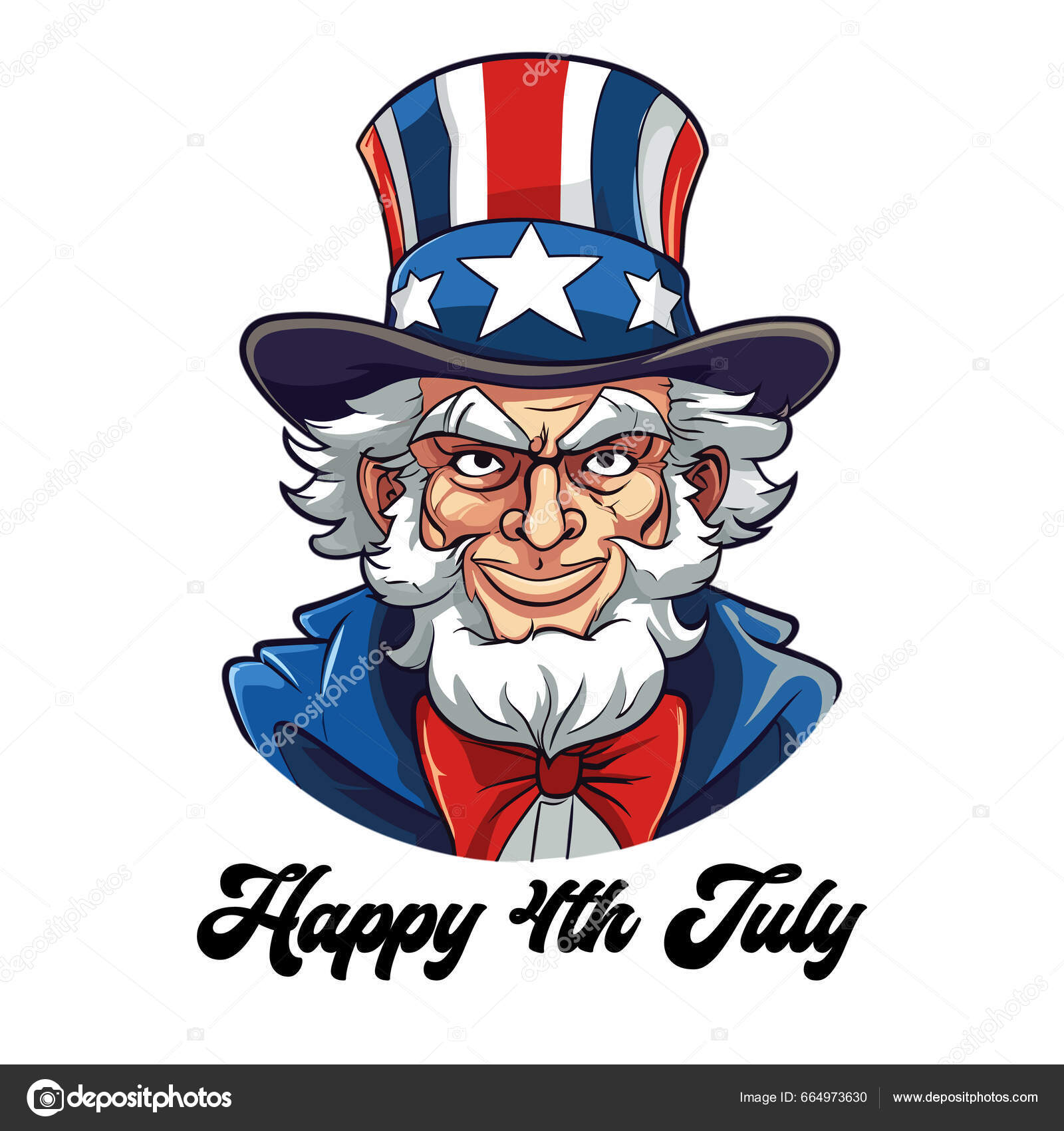 Tío Sam Vector Eps Ilustración Vector de stock #664973630 de ©urbanbuzz