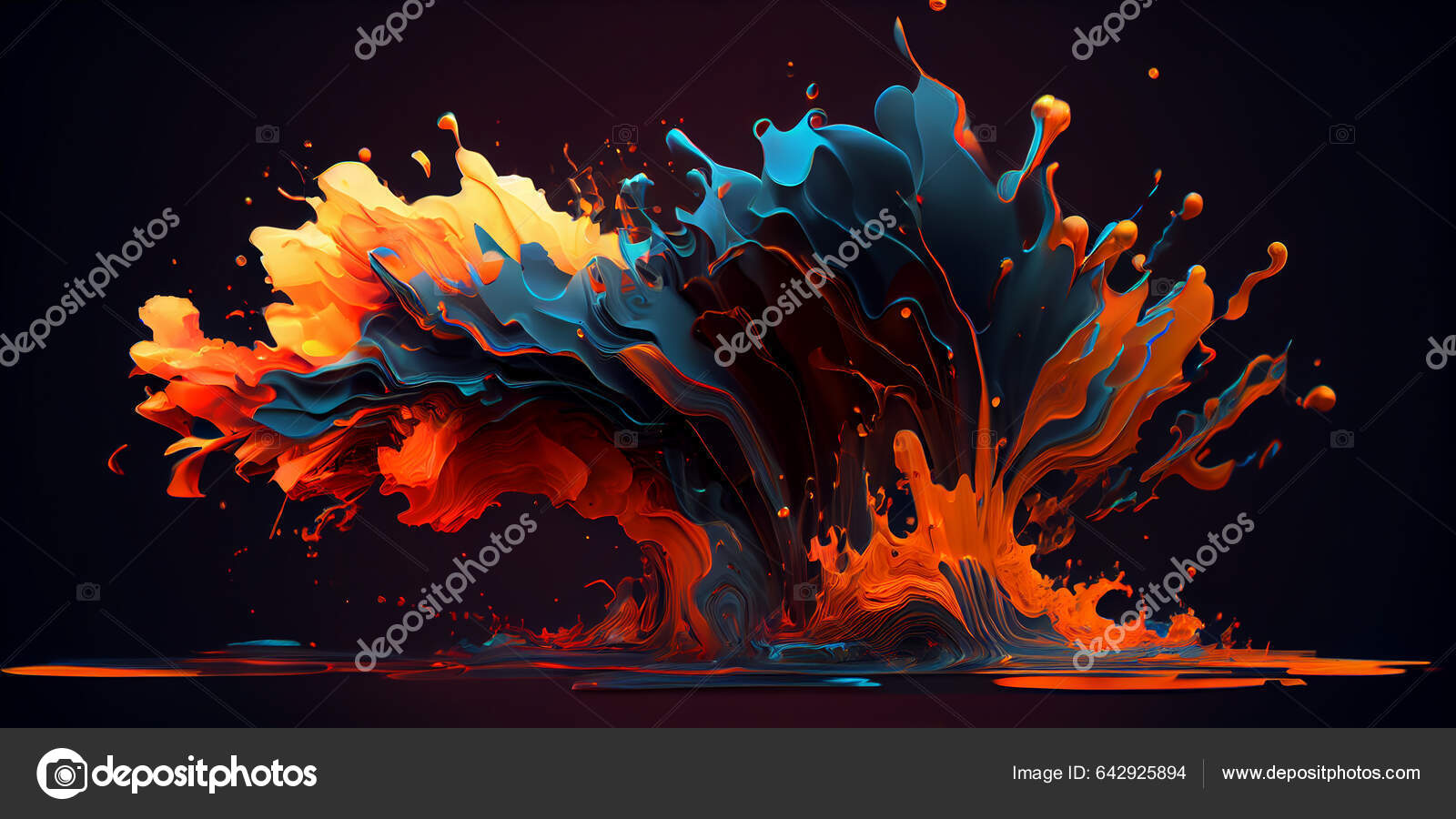 Abstract Art Background Design Fluid Explosion Stock Photo by ©Mirmoor ...