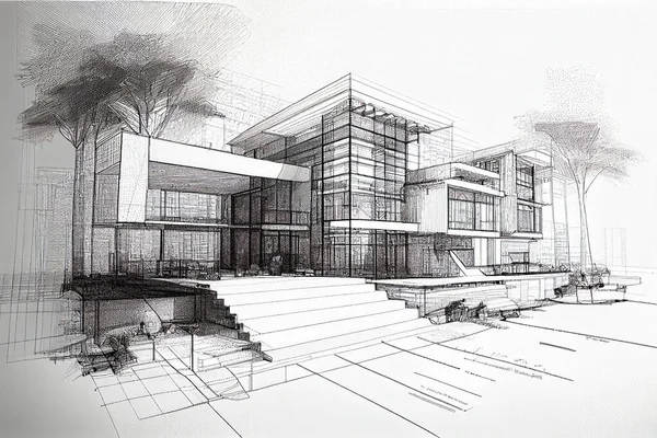 Professionele architect tekening maken Stock Photos, Royalty Free ...