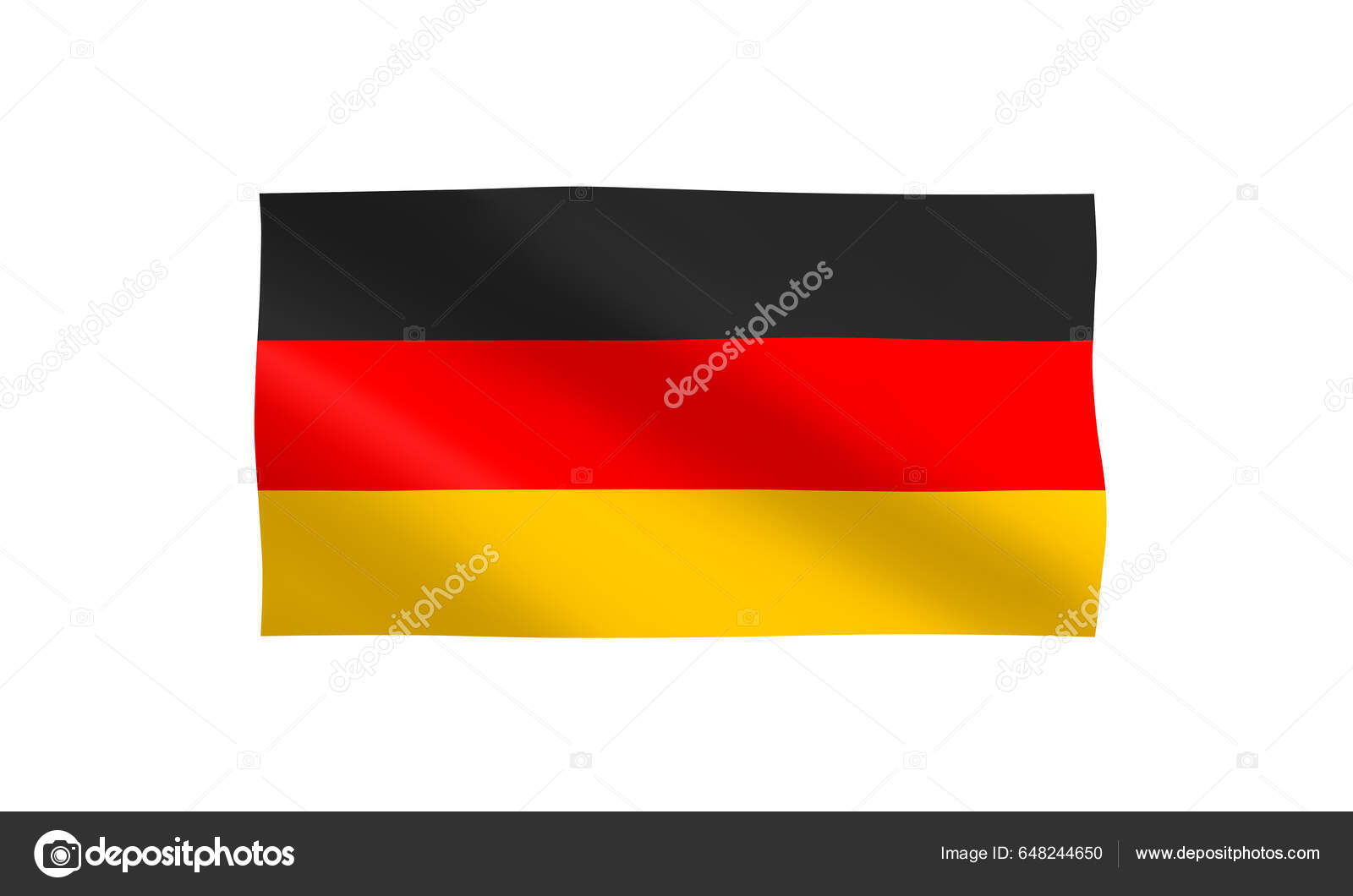 Icono De La Bandera Alemana Vectores De Alemania Bandera Símbolo