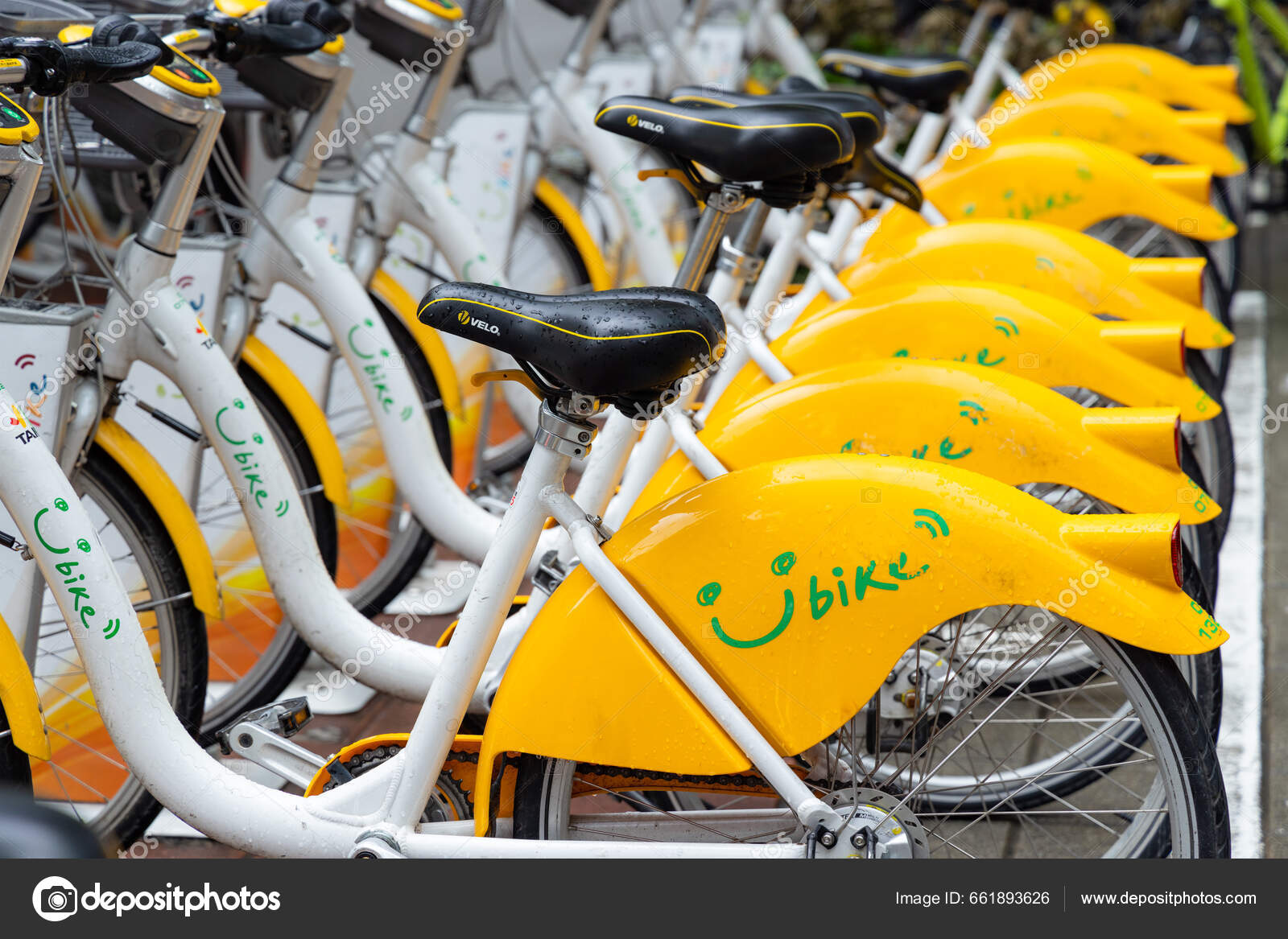 Taipei Taiwan June 2023 Shared Bike Taipei City — Stock Editorial Photo ...