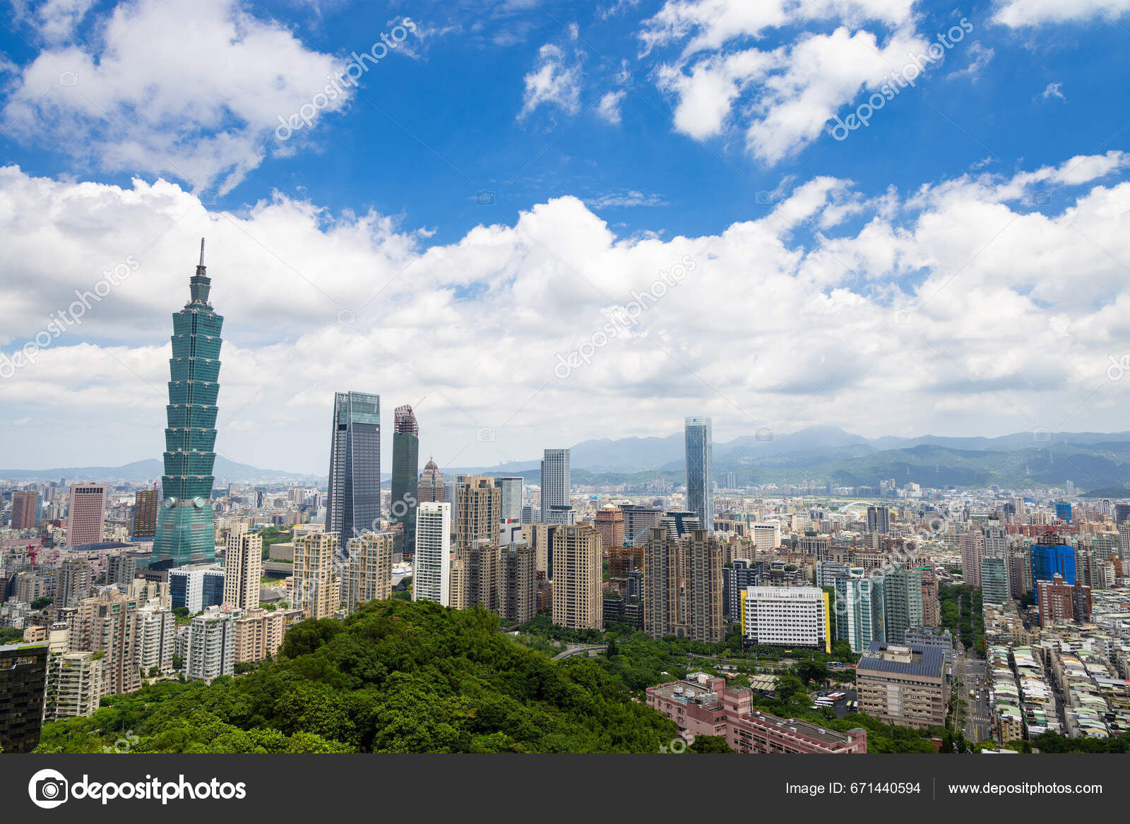Taipei Taiwan August 2023 Taipei City Landmark — Stock Editorial Photo ...