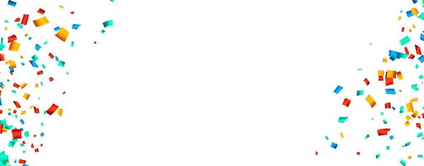 Colorful Cut Out Ribbon Confetti Background Design Element Web Cards ...