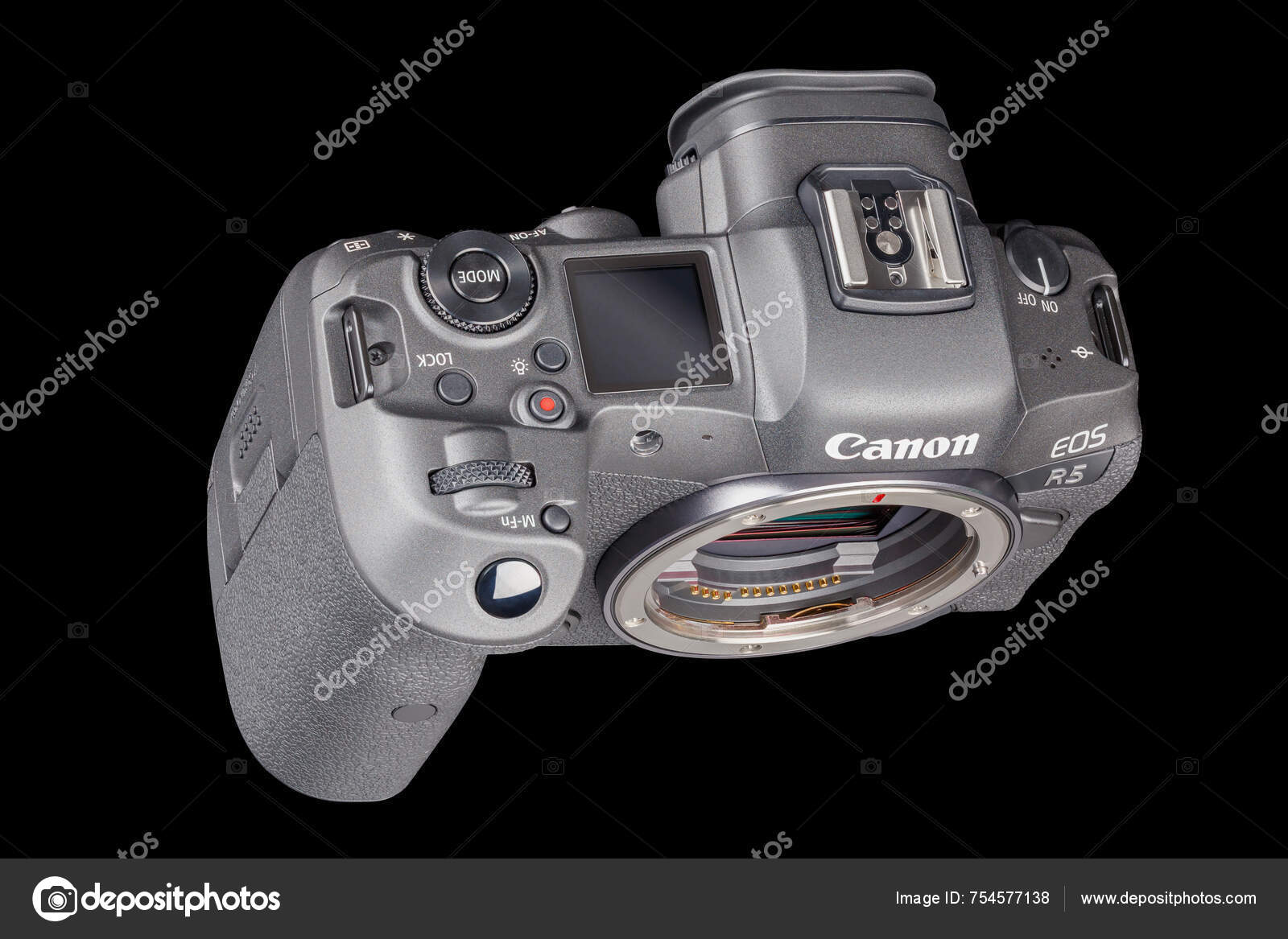 Canon Black Professional 35Mm Full Frame Mirrorless Camera Body Flip ...