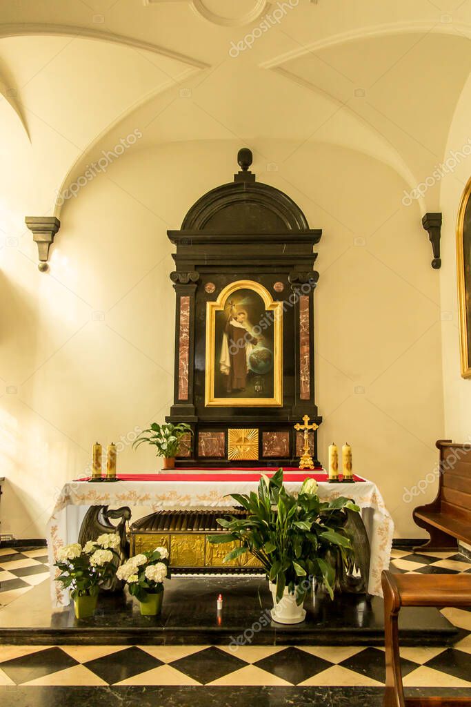 Czerna, Polonia, 21 de abril de 2023: Detalle de la capilla de San ...