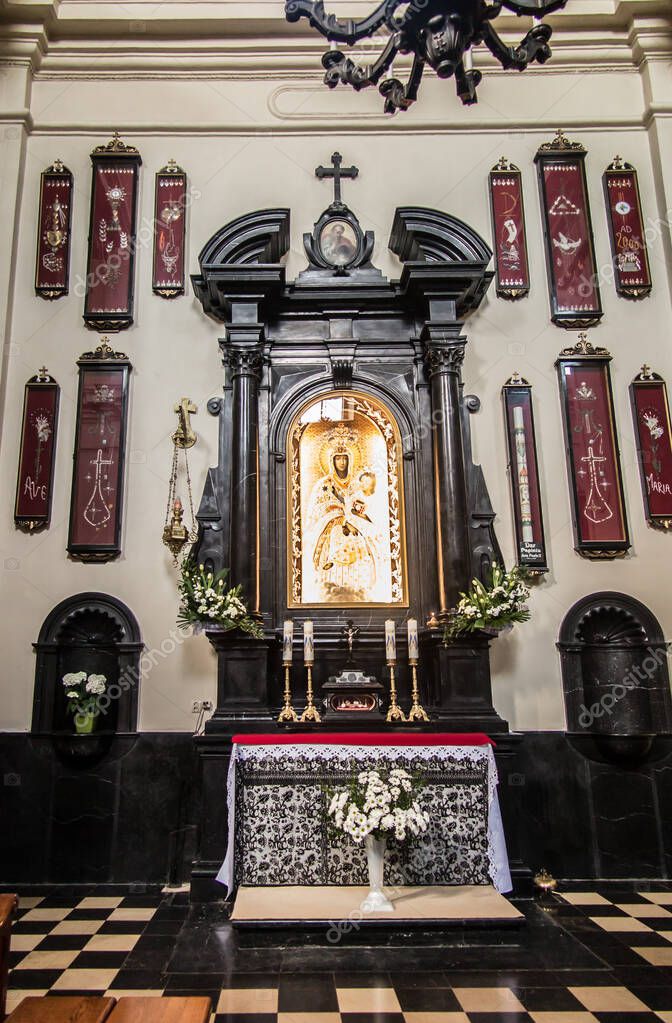 Czerna, Polonia 21 de abril de 2023: Imagen de Nuestra Señora del ...