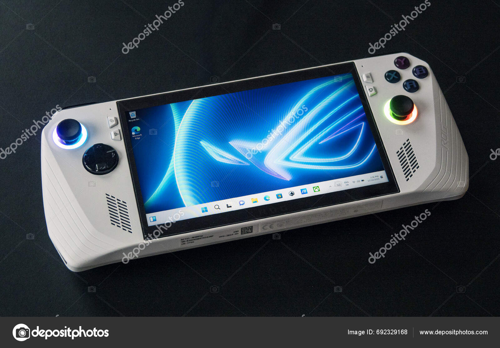 Rog Ally Asus Dual Stick Handheld Windows Based Gaming Computer — Stock ...