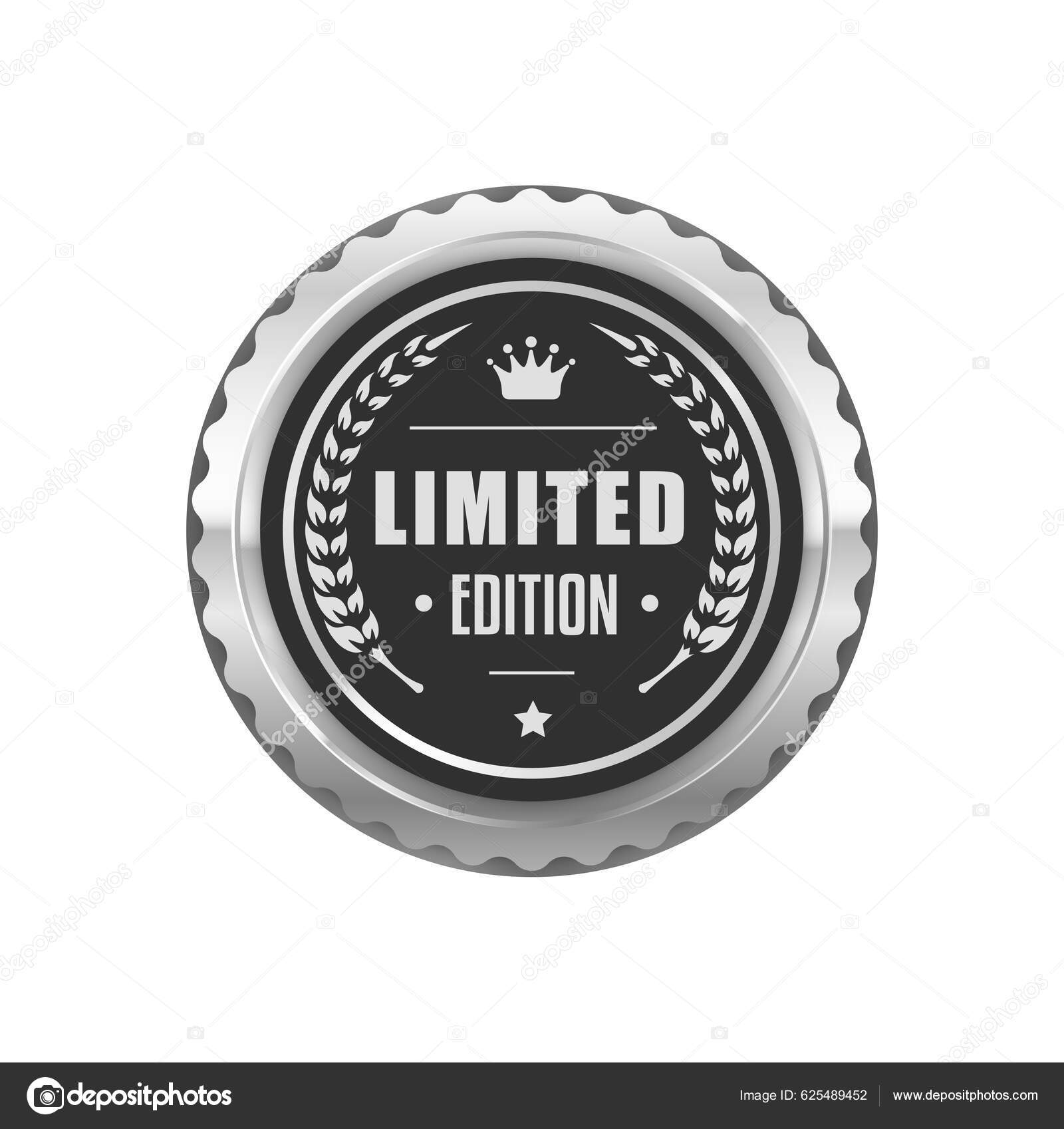 Limited Edition Product Silver Badge Quality Label Premium Product ...