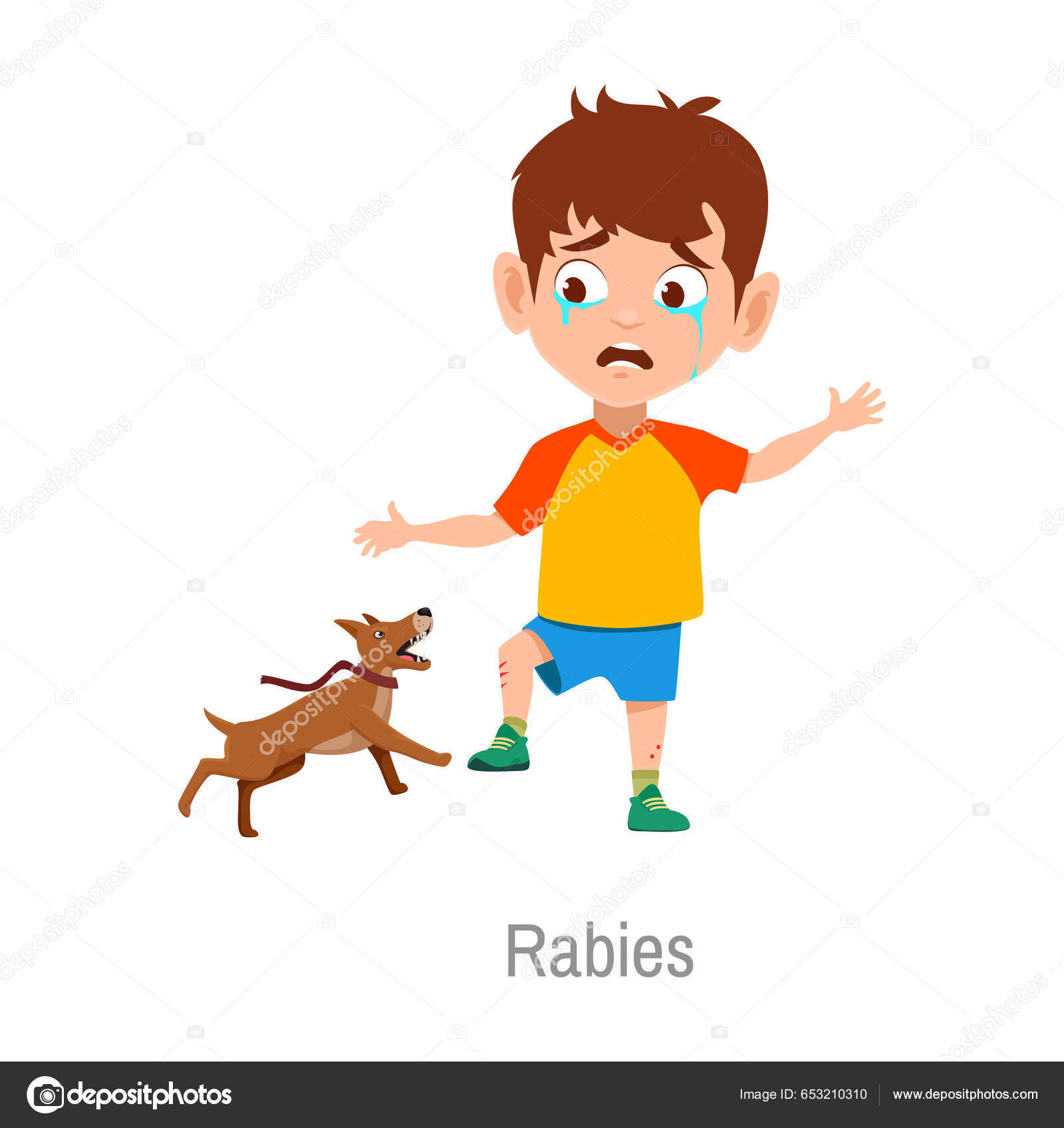 Rabies Dog Cartoon