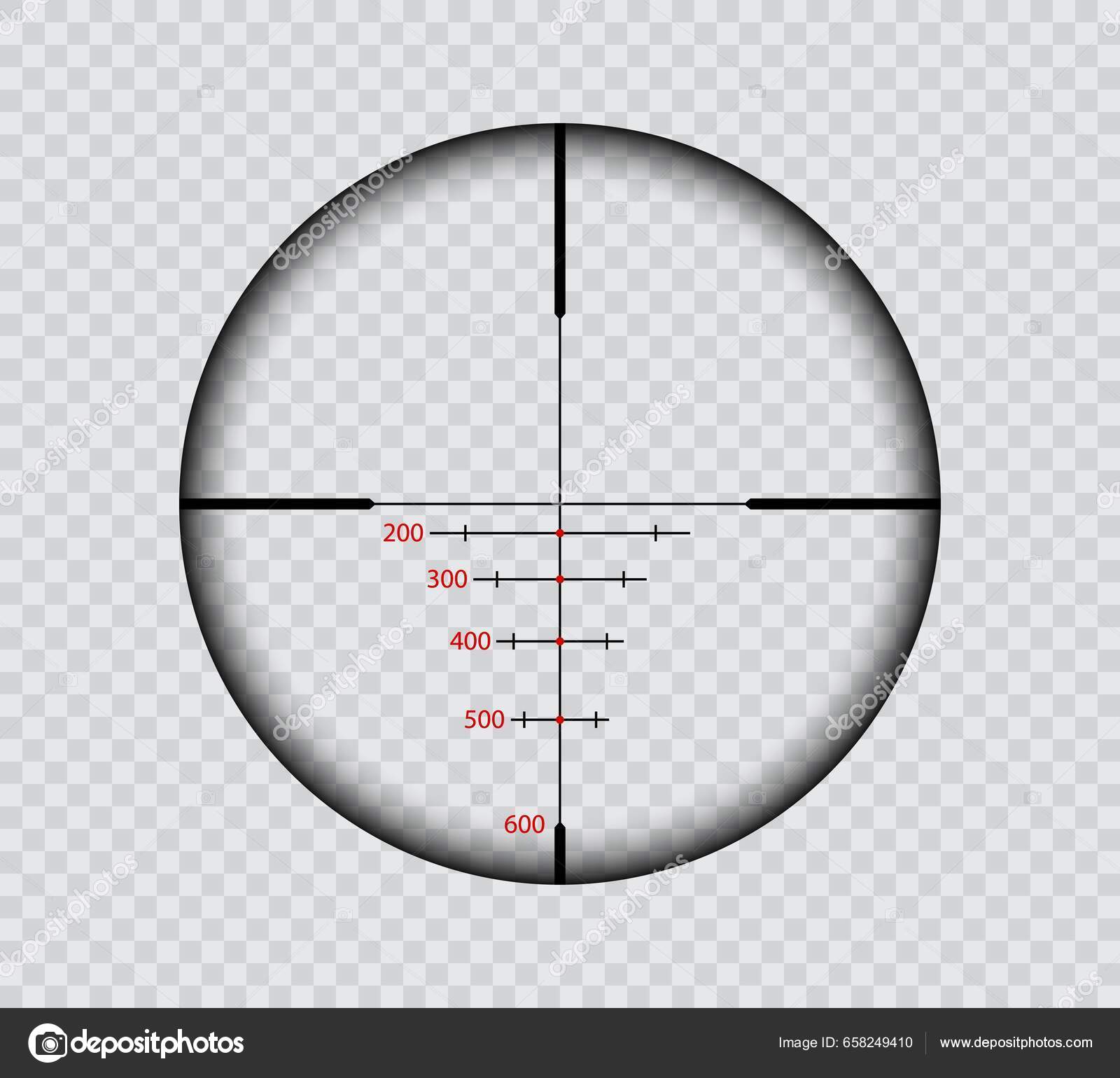 Military Sniper Rifle Scope Army Weapon Aim Cross Target Shooting Stock ...