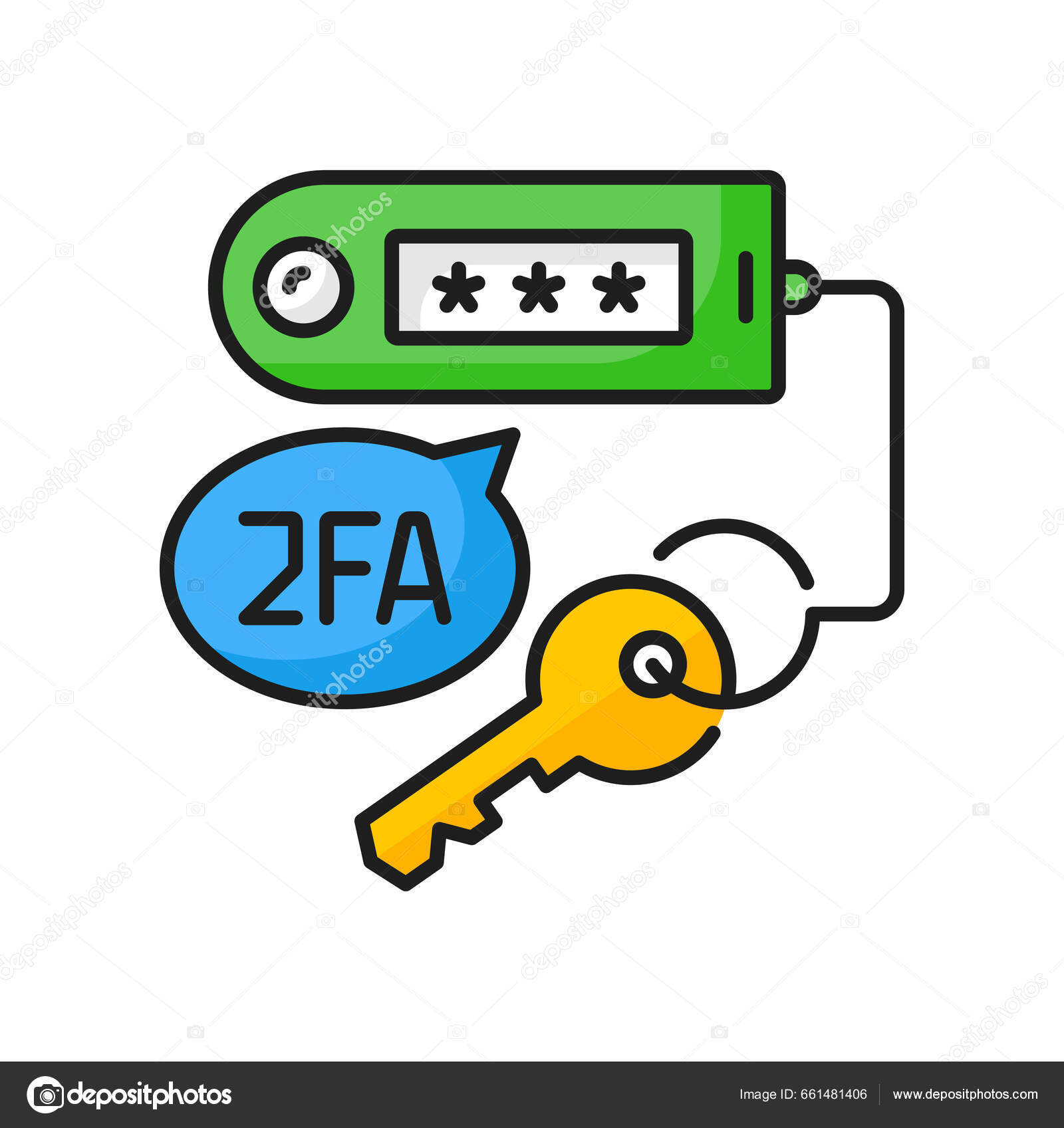 2Fa Two Steps Authentication Security Password Key Code Vector Otp ... 2Fa Two Steps Authentication Security Password Key Code Vector Otp ...