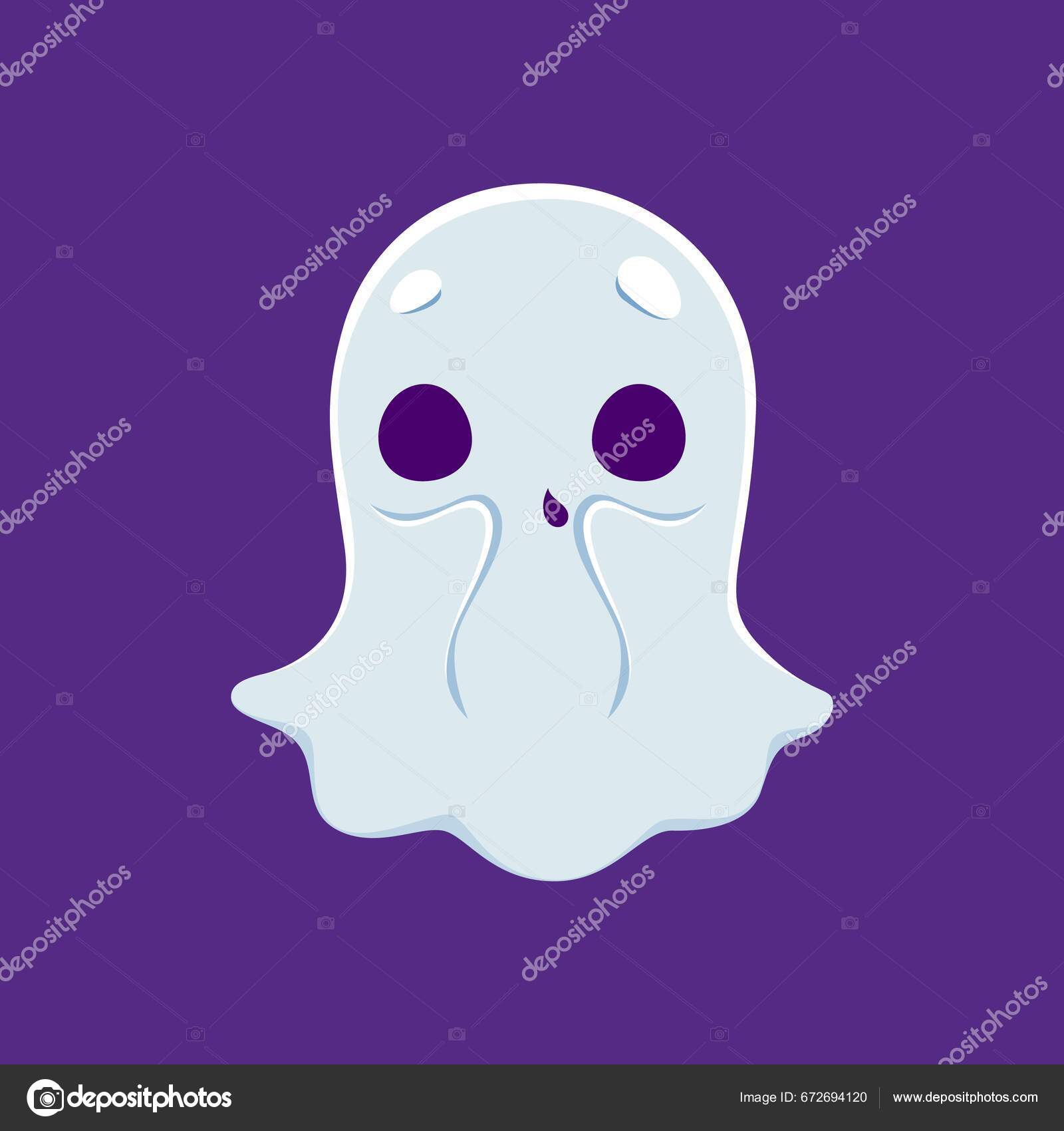 Kartun Lucu Kawaii Halloween Karakter Monster Hantu Bercanda Mengatakan ...