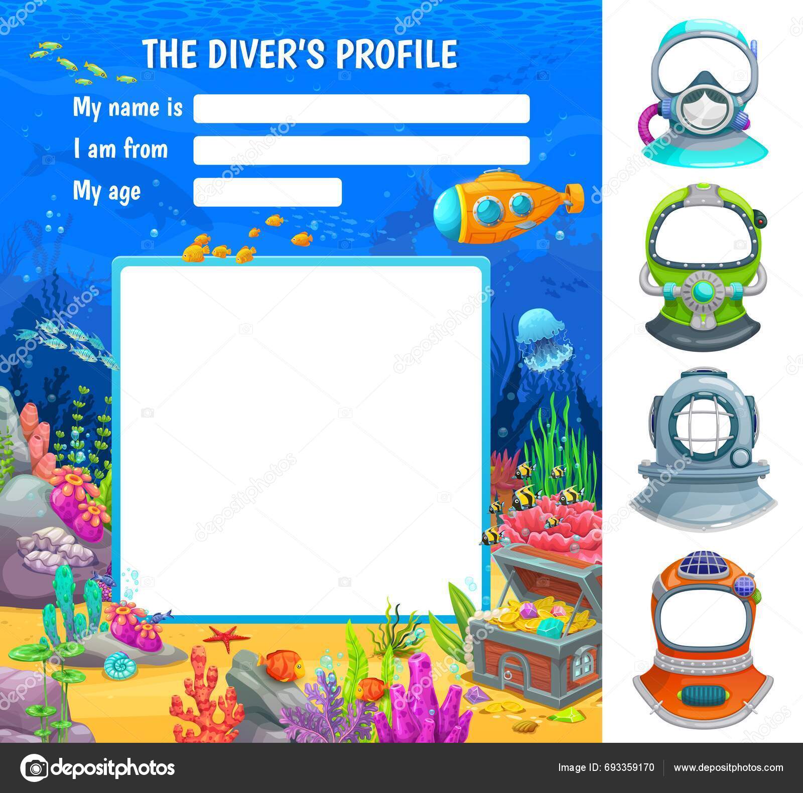 Frogman Diver Profile Form Professional Frogman Diver Diving Club ... Frogman Diver Profile Form Professional Frogman Diver Diving Club ...