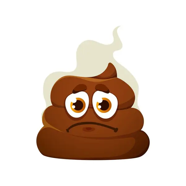 Crying Poop Cute Cartoon Emoji Character Poo Cute Emoticon Poop Stock ...