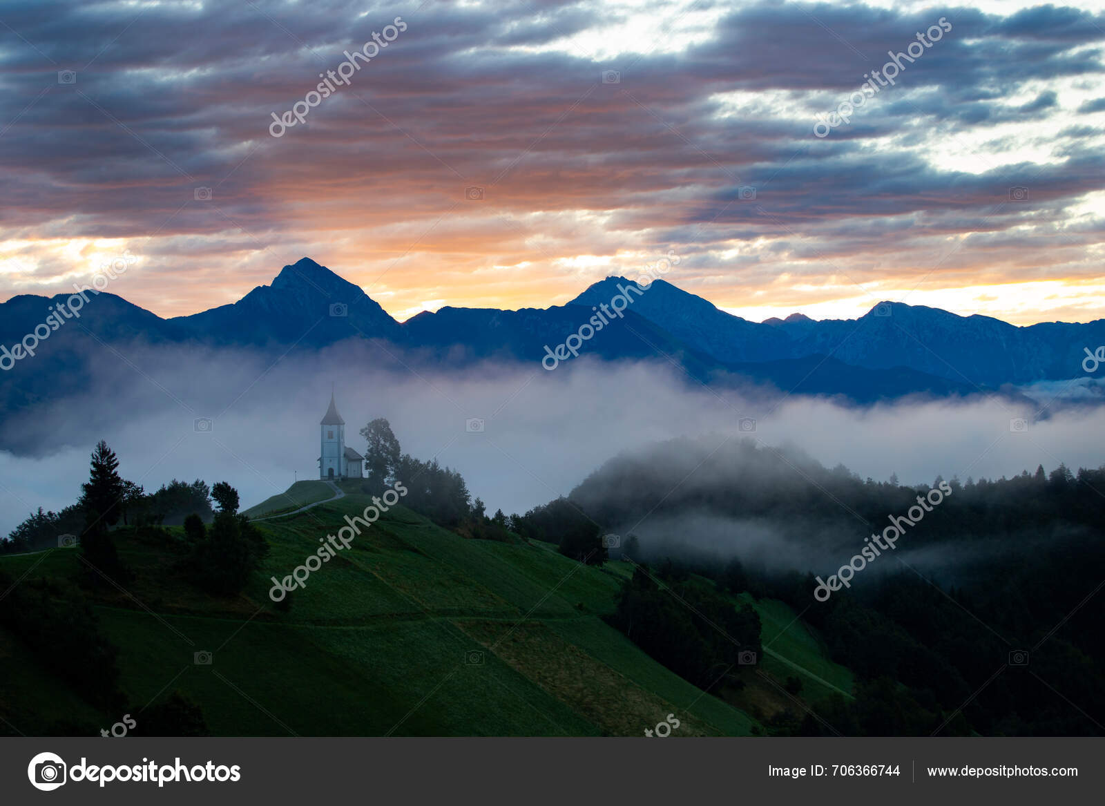 Jamnik Slovenia Jamnik Church Charming 15Th Century Chapel Kamnik ...