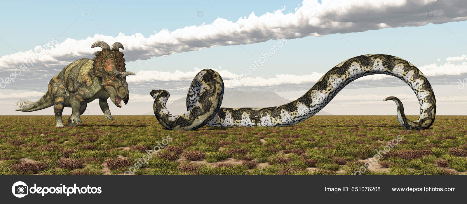 Giant Prehistoric Snake