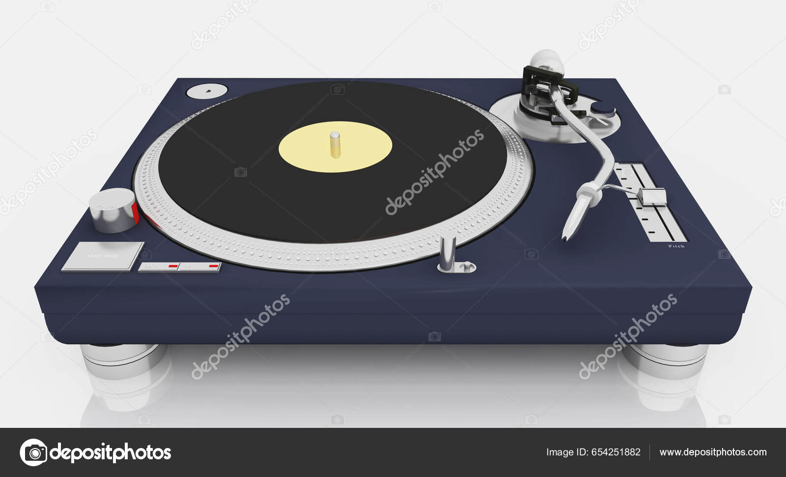 Record Player White Background Stock Illustration by ©mic1805 #654251882