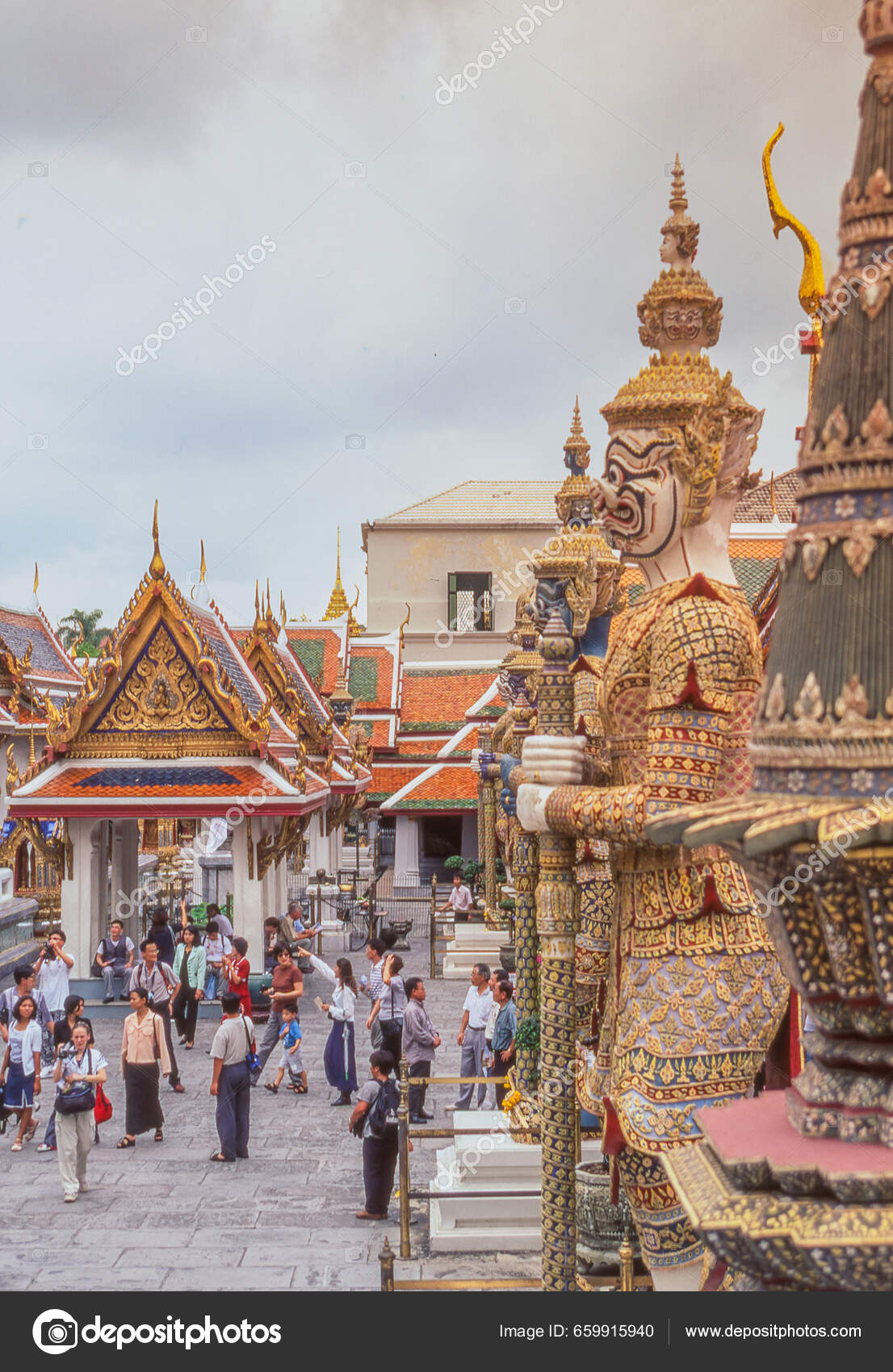Bangkok Thailand April 2023 Wat Phra Kaew Known English Temple – Stock ...